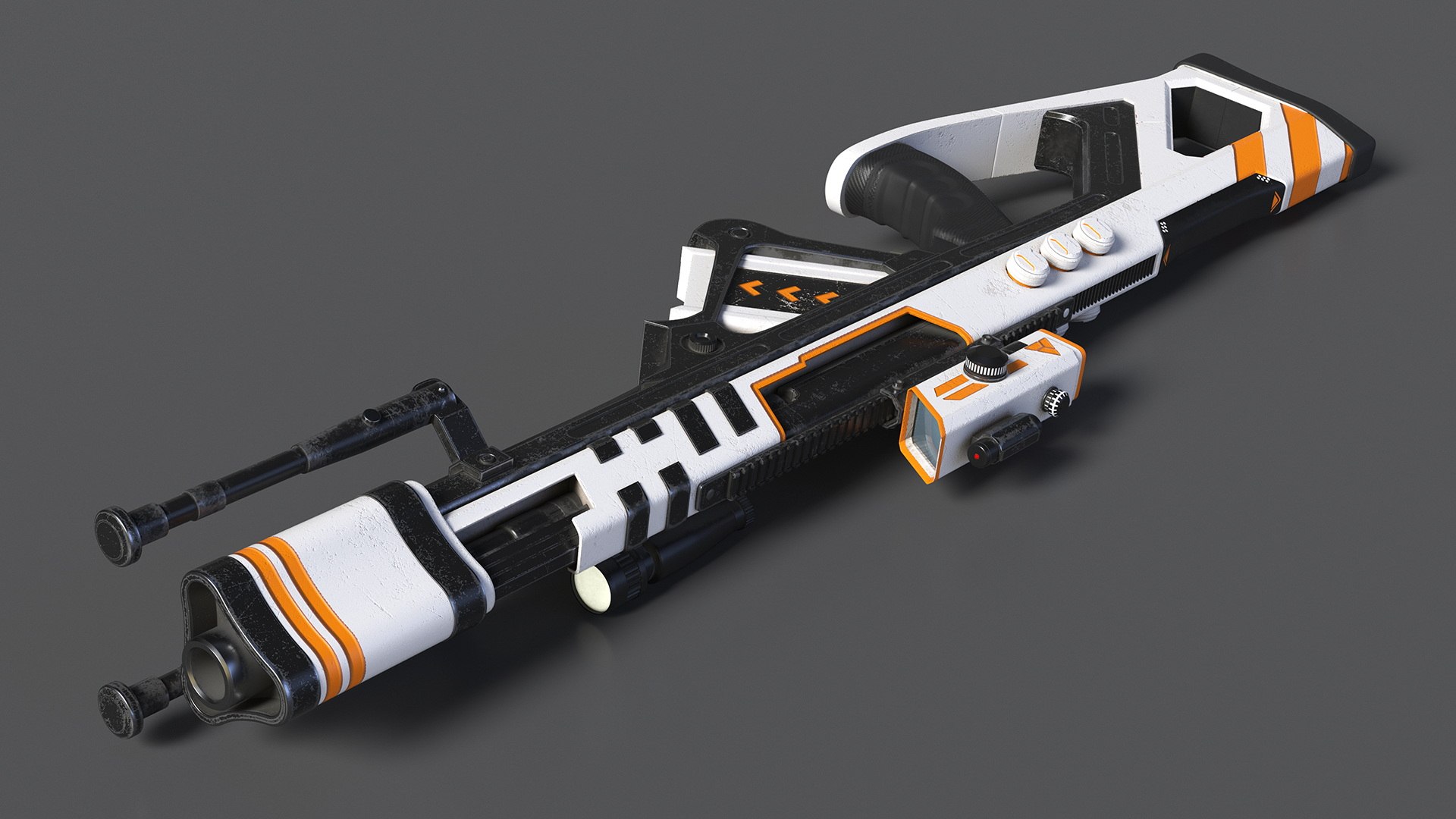 3D Futuristic Assault Weapon Model - TurboSquid 2276279