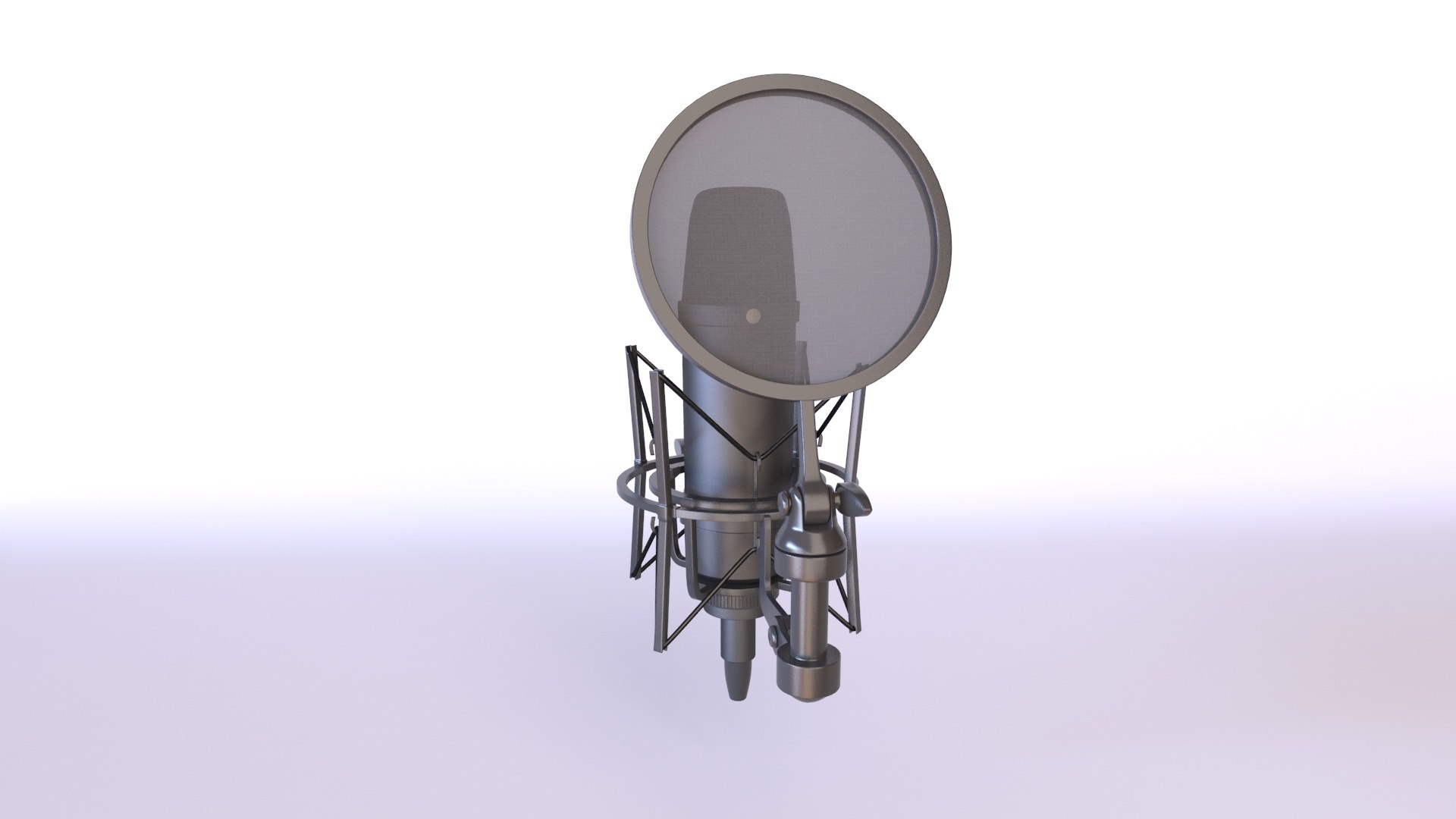 3D Studio Condenser Microphone Spider Model - TurboSquid 1658246