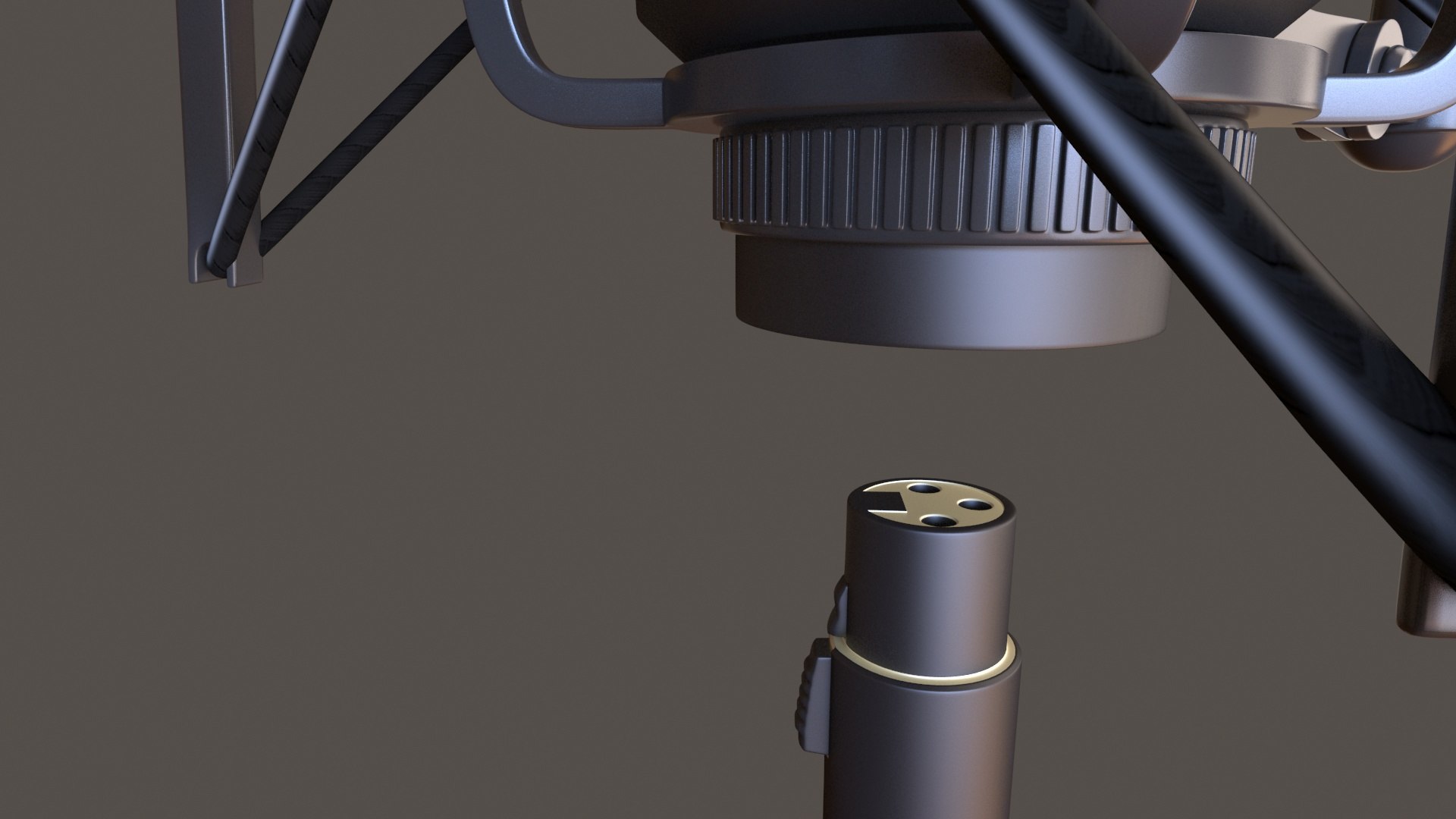 3D Studio Condenser Microphone Spider Model - TurboSquid 1658246