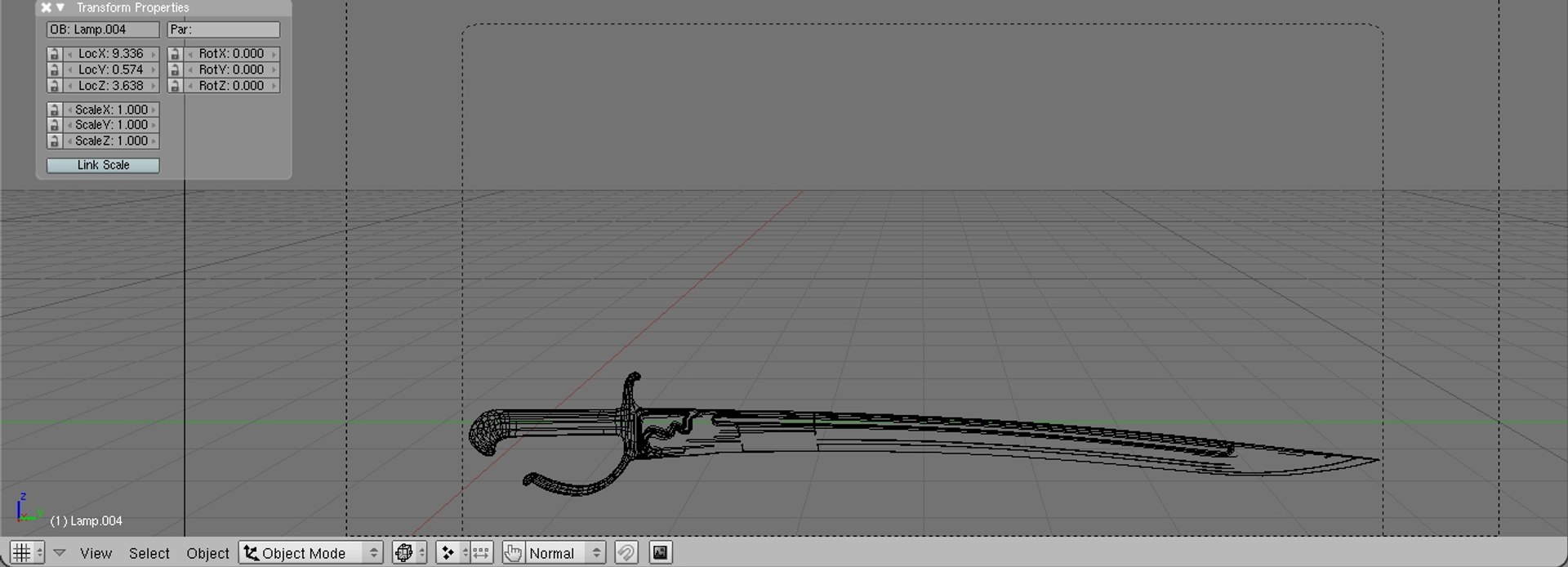 sword 3d model