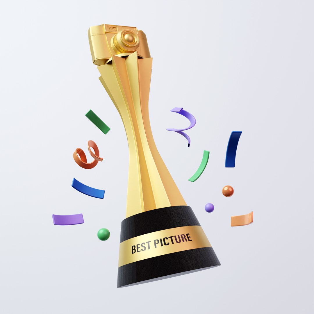 3D Model Photography Award Celebration Cup - TurboSquid 2232049