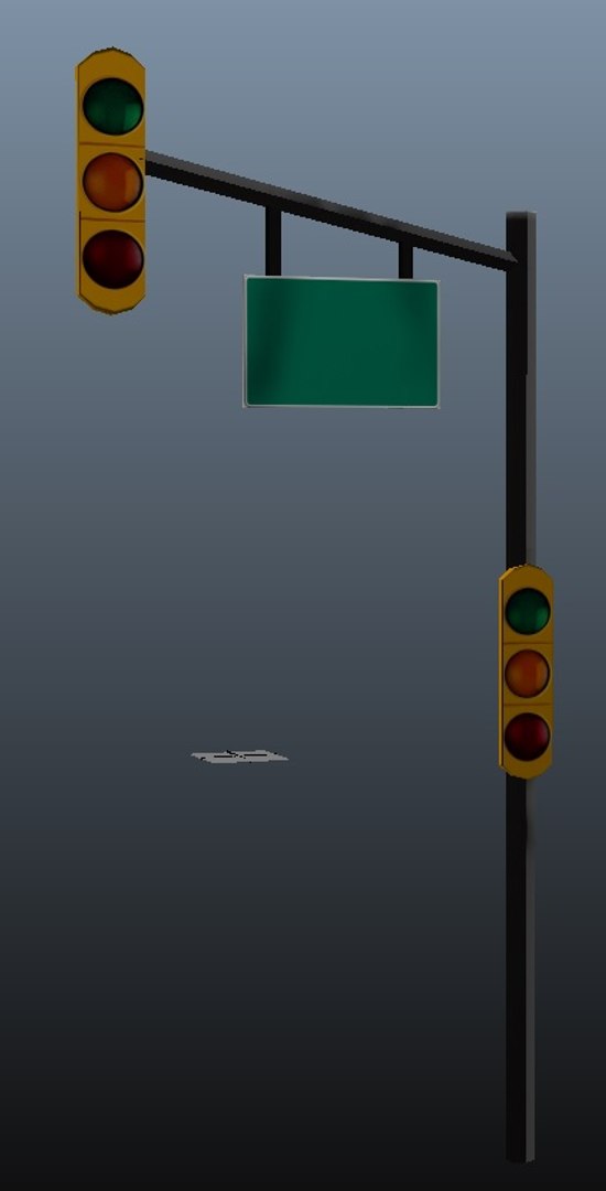Traffic Signal 3d Obj