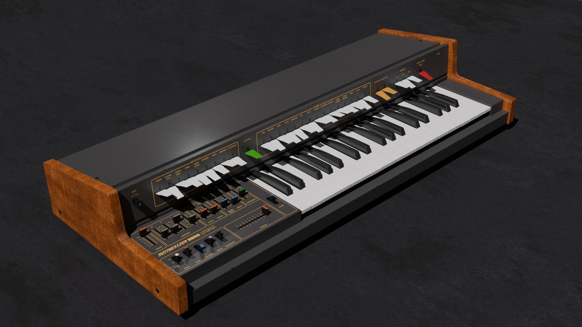 3D Korg Preset 900PS - TurboSquid 2377856