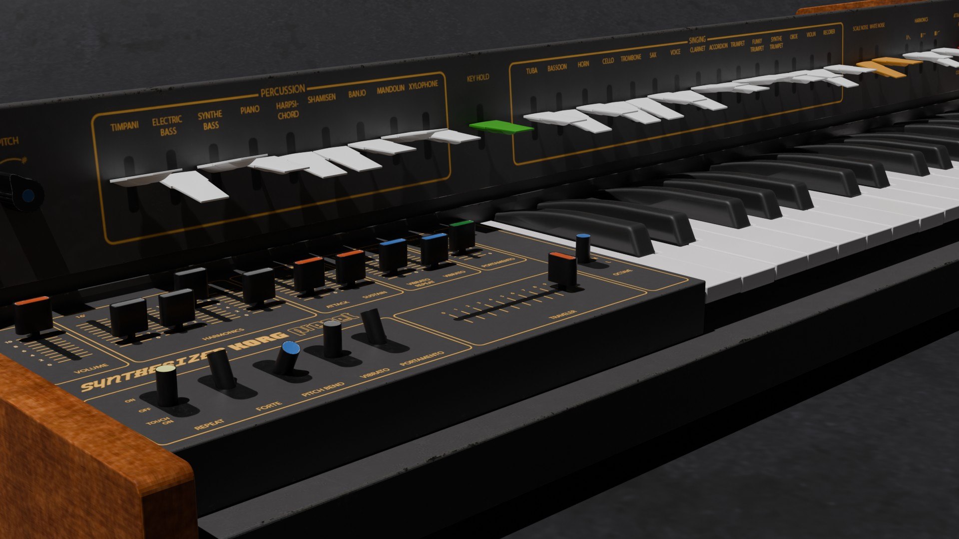 3D Korg Preset 900PS - TurboSquid 2377856