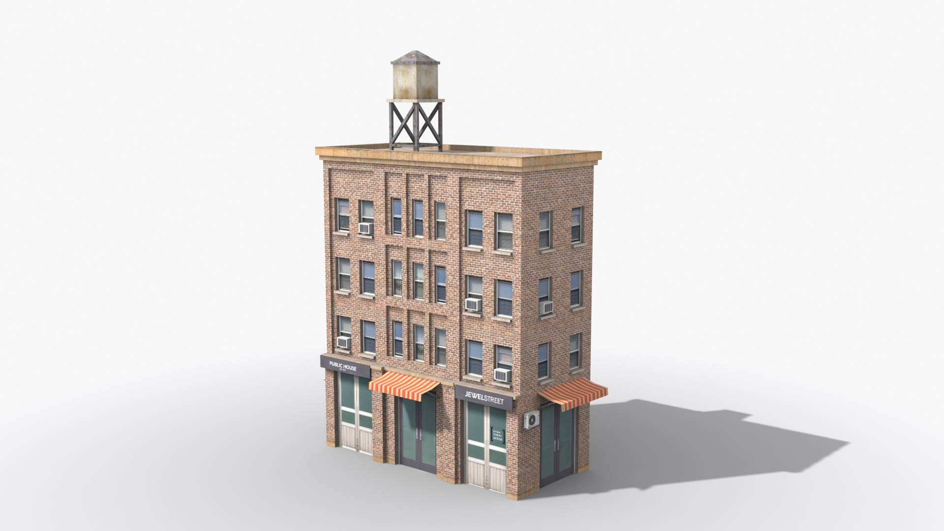 3D Apartment Building x14 - TurboSquid 1814522