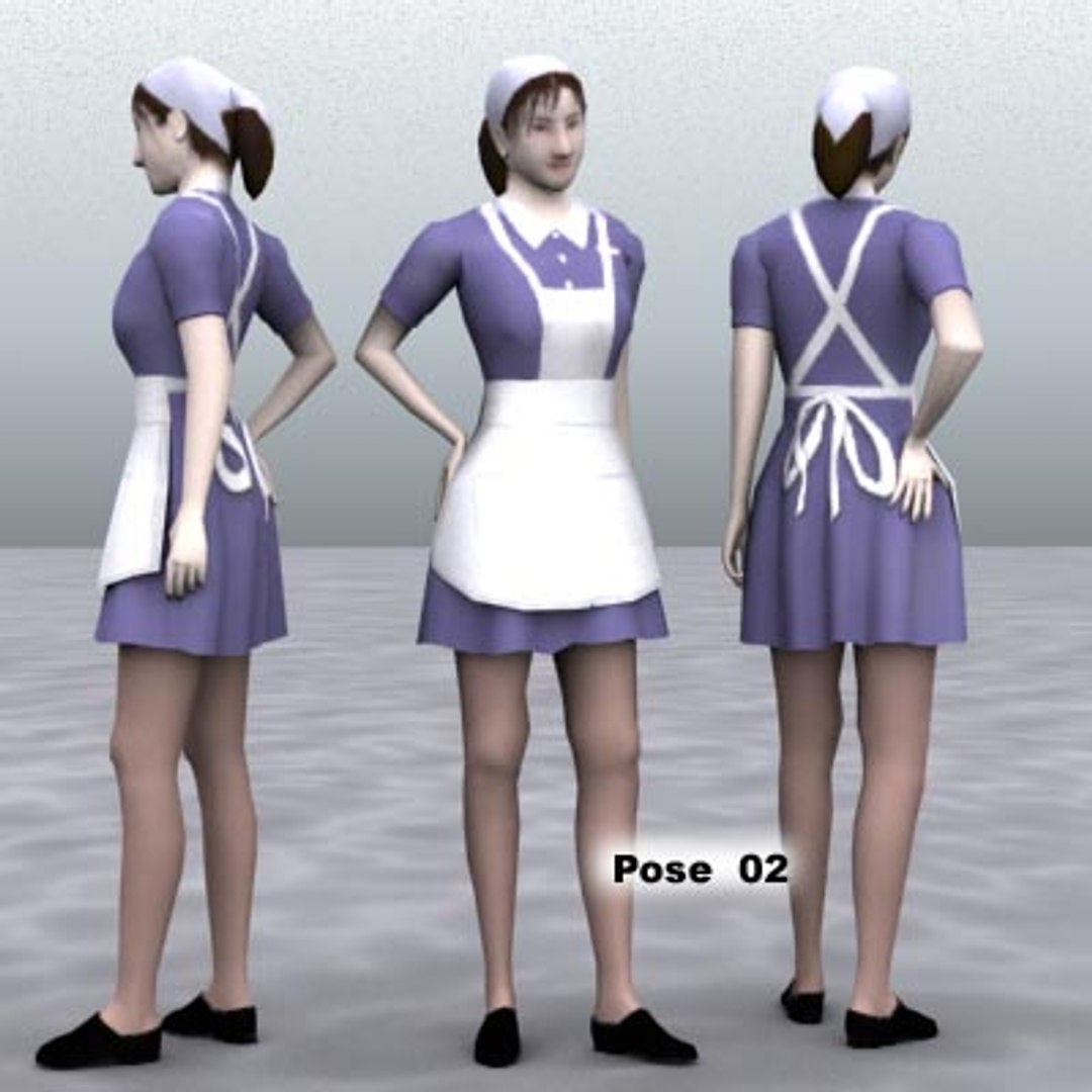 Human Female Girl 3d Model