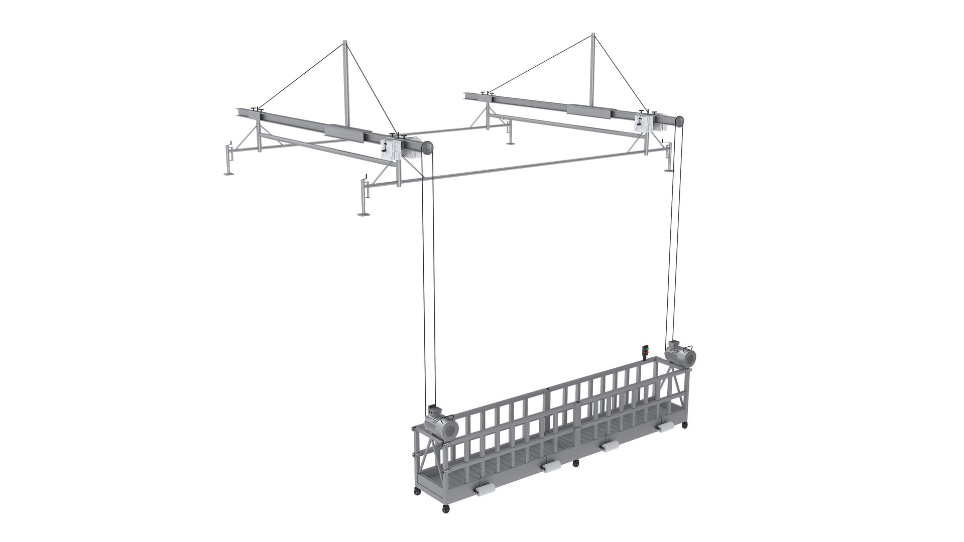 3D Window Cleaning Gondola Model - TurboSquid 2242558