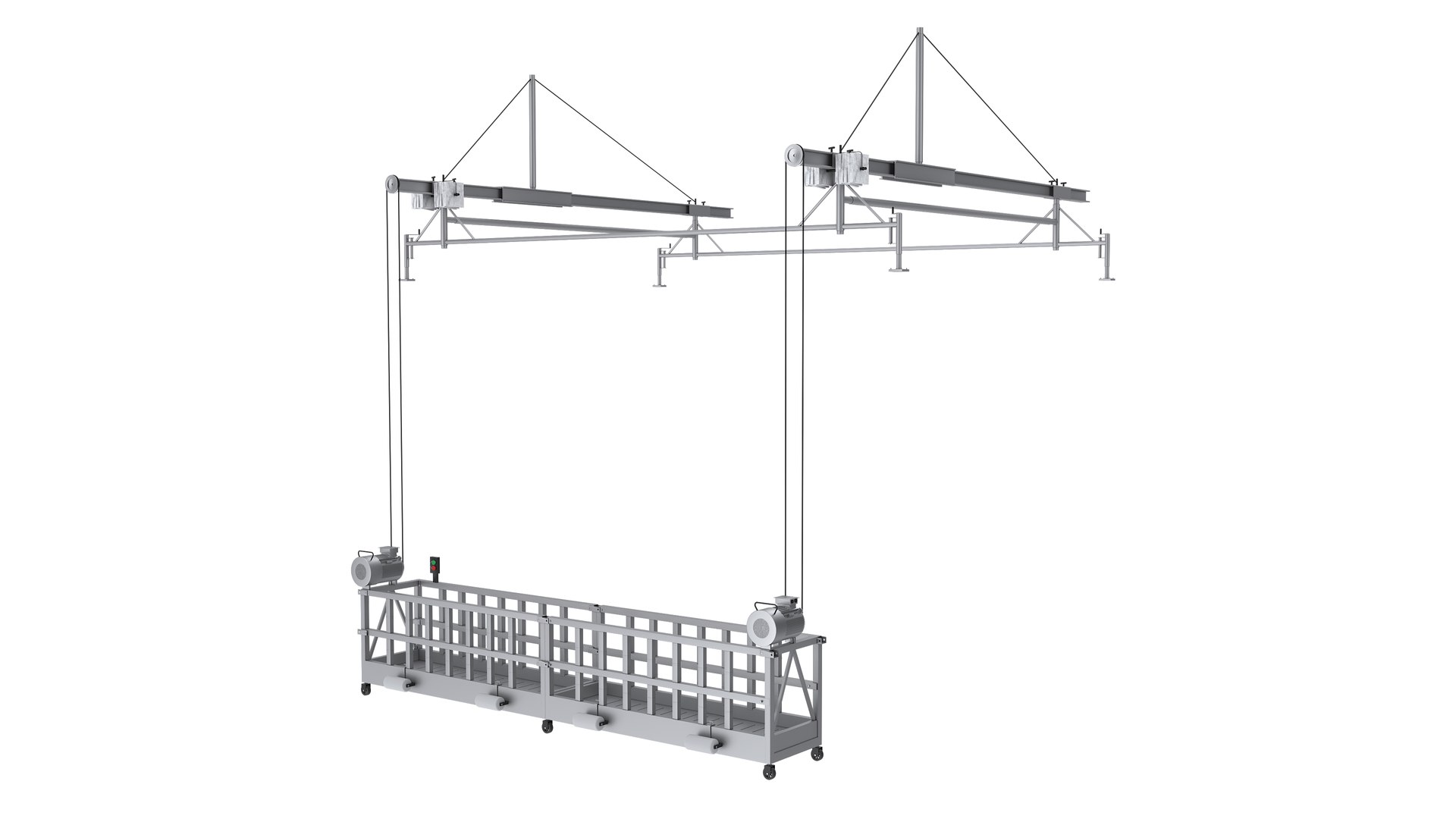 3D Window Cleaning Gondola Model - TurboSquid 2242558