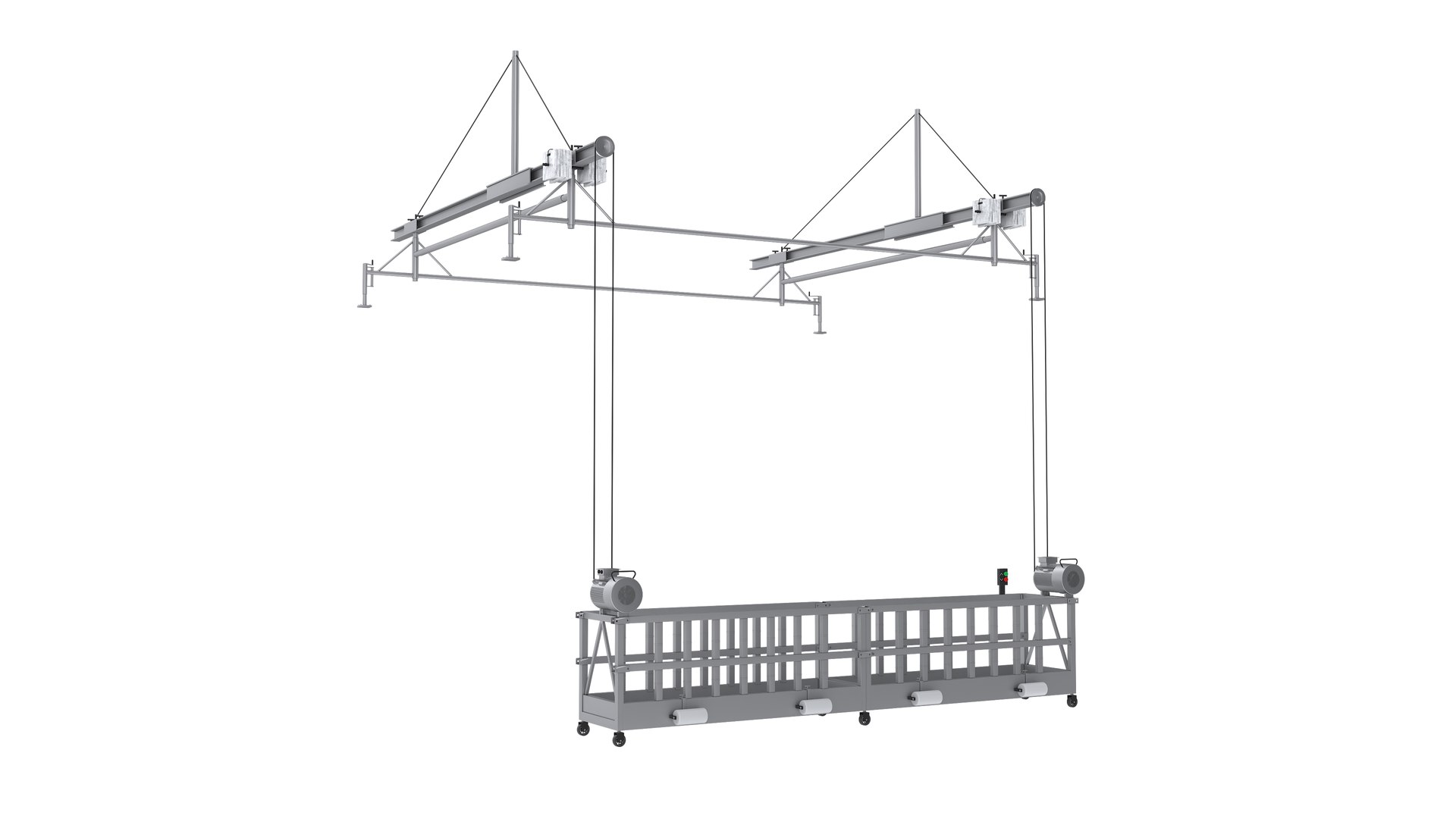3D Window Cleaning Gondola Model - TurboSquid 2242558