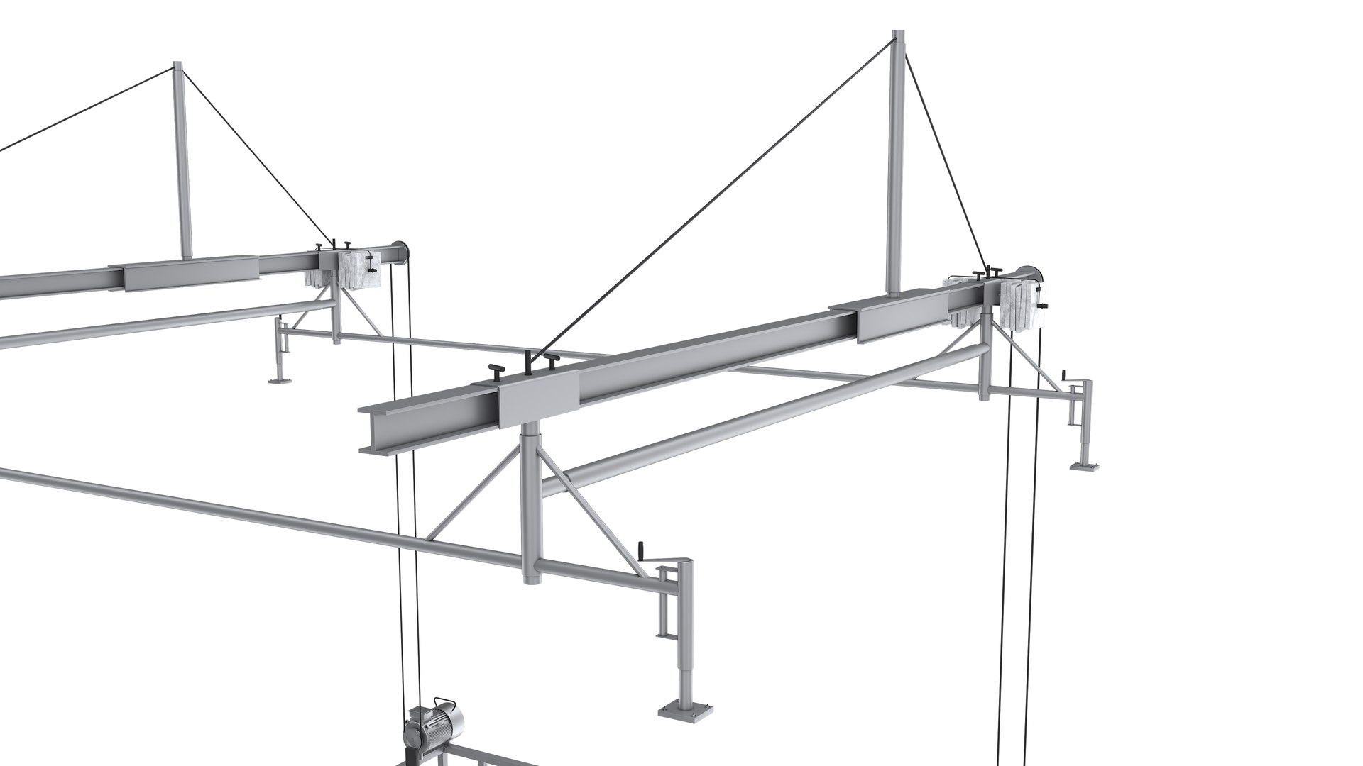 3D Window Cleaning Gondola Model - TurboSquid 2242558