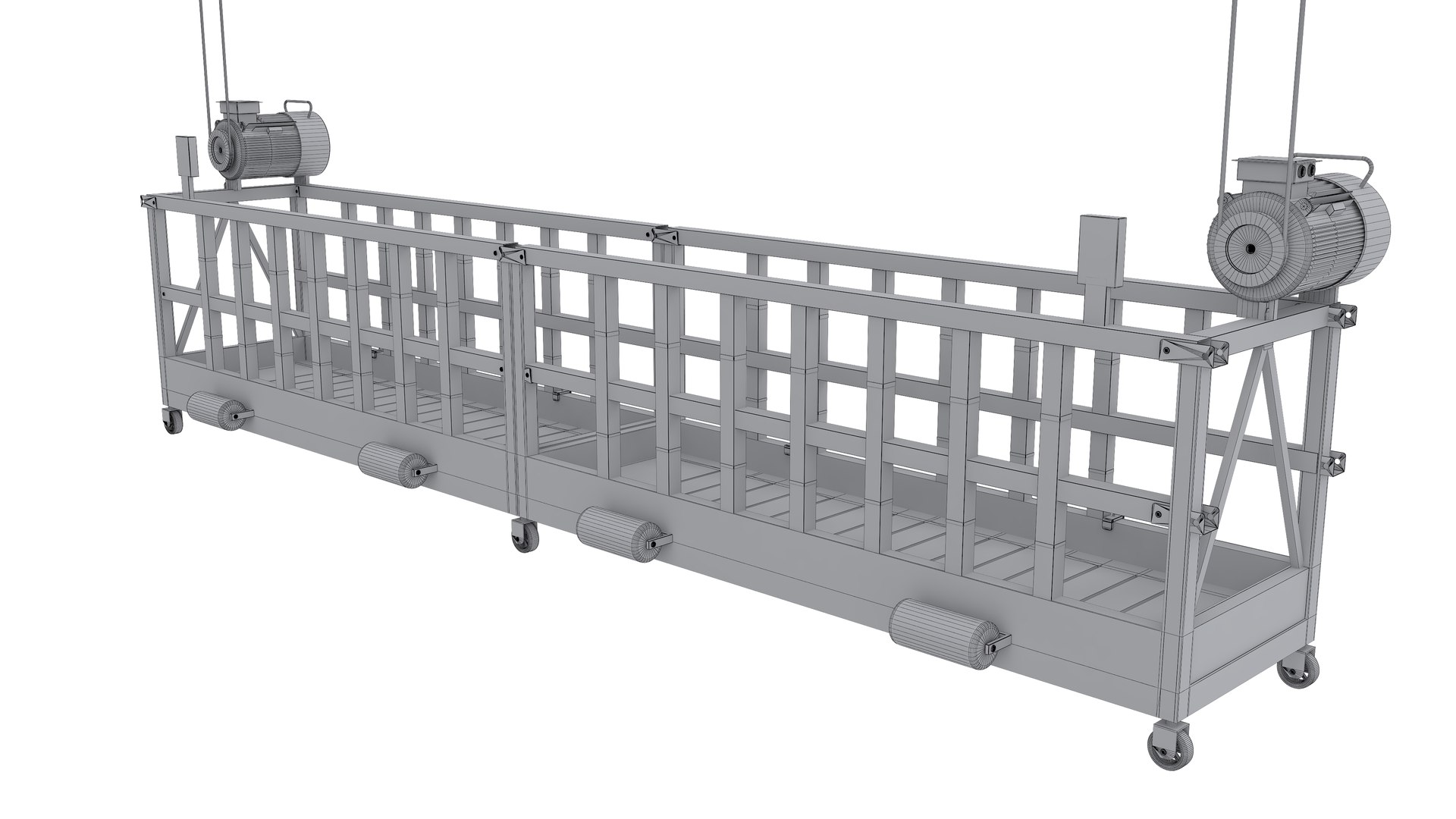 3D Window Cleaning Gondola Model - TurboSquid 2242558