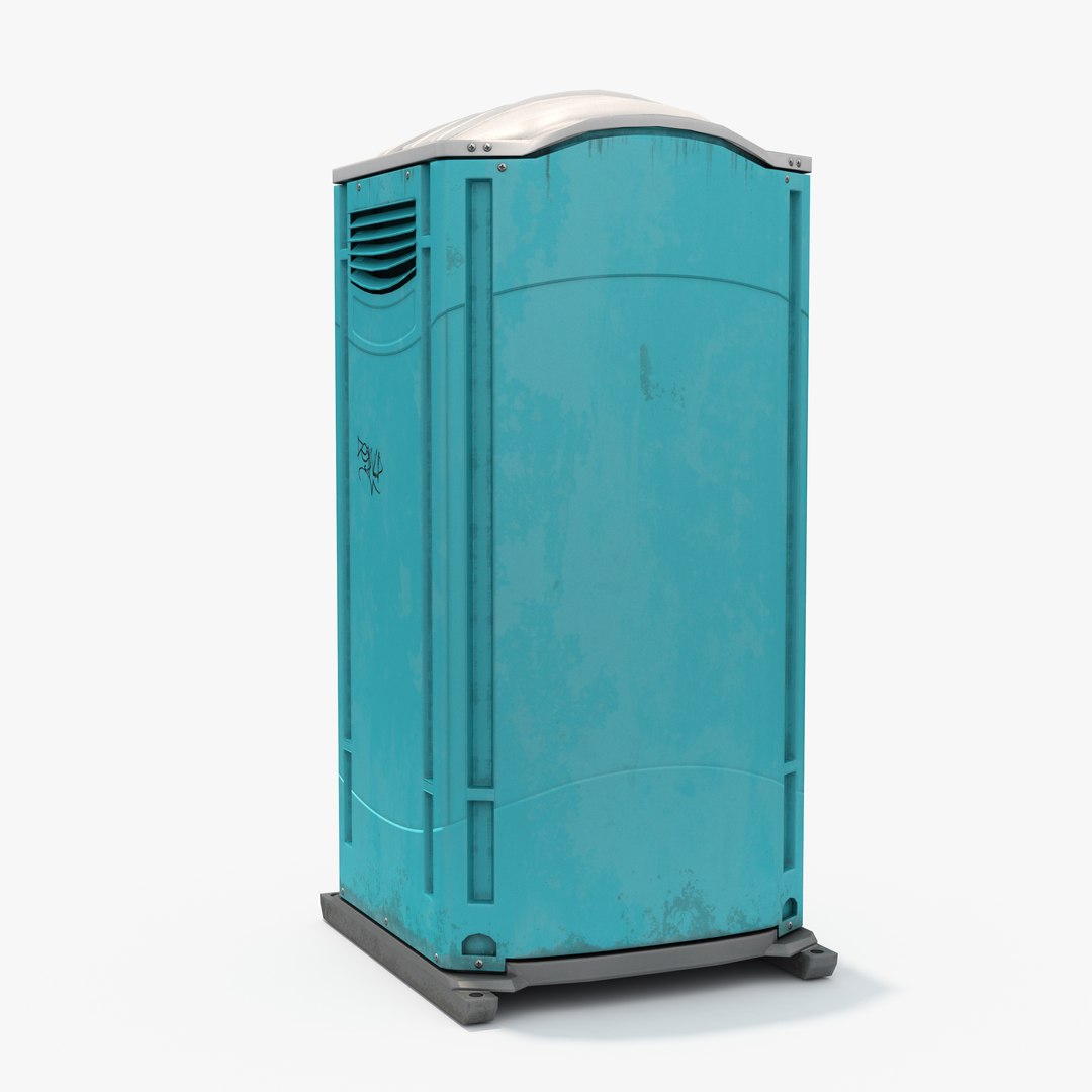 3D Model Mobile Toilet - TurboSquid 1802632