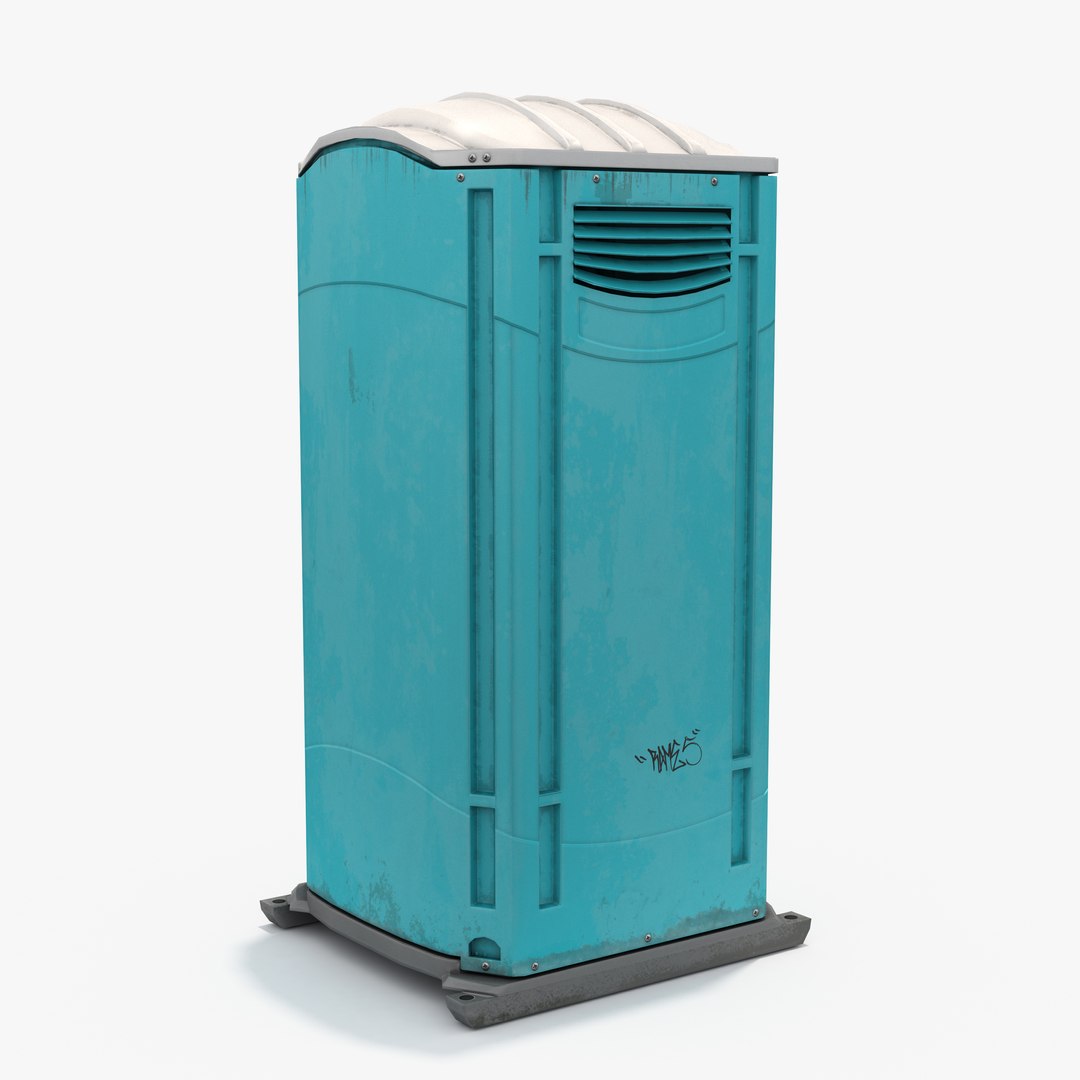 3D Model Mobile Toilet - TurboSquid 1802632