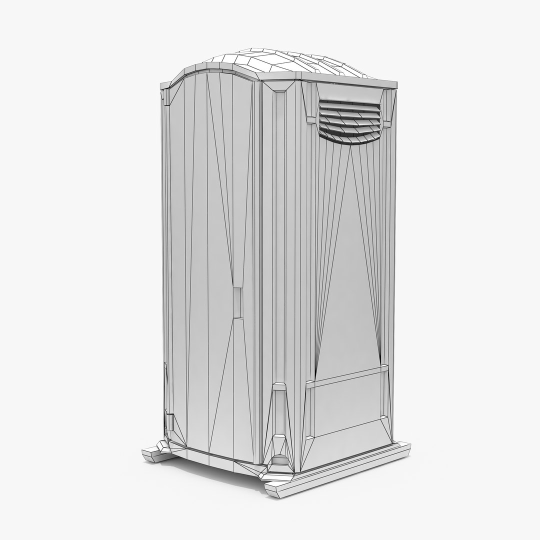 3D Model Mobile Toilet - TurboSquid 1802632