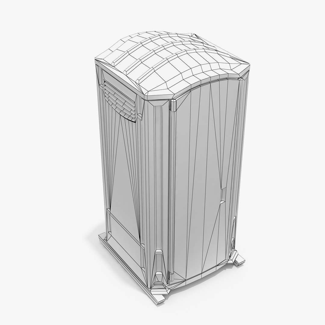 3D Model Mobile Toilet - TurboSquid 1802632