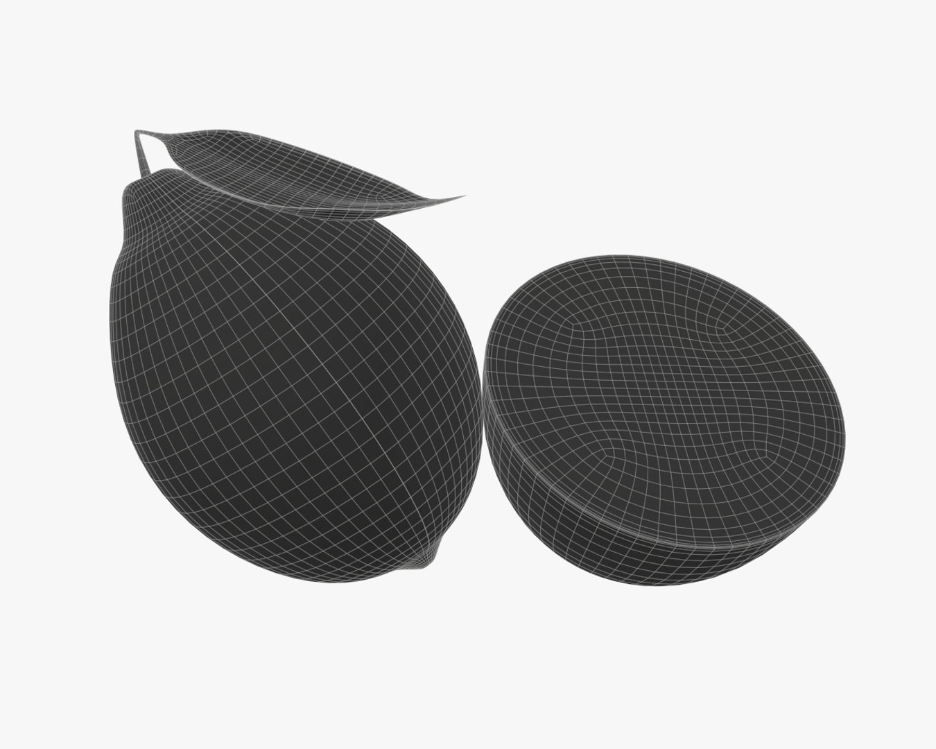 Lemon Leaf Model - TurboSquid 1389038