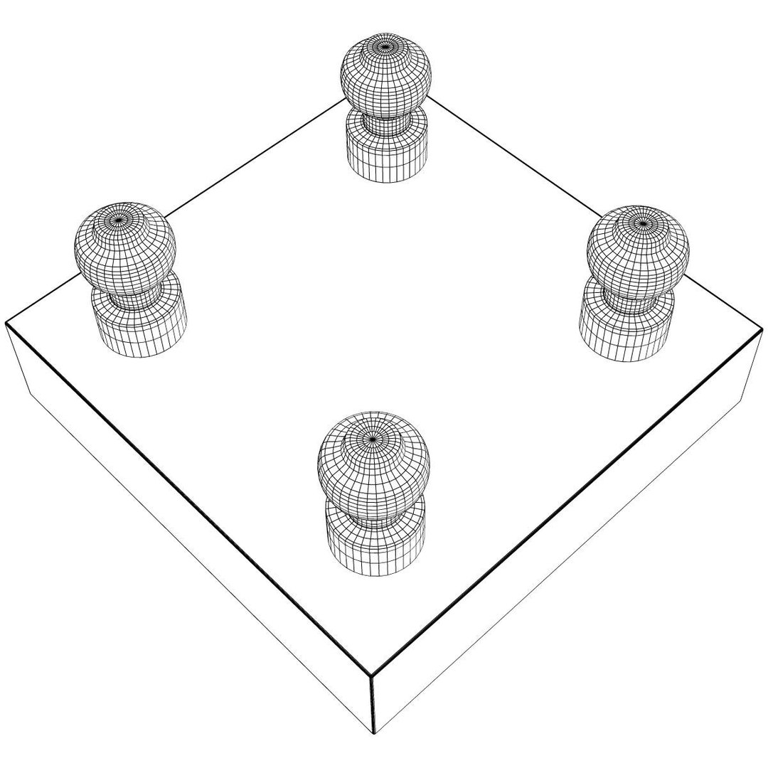 Baduk Board 3D - TurboSquid 1298116