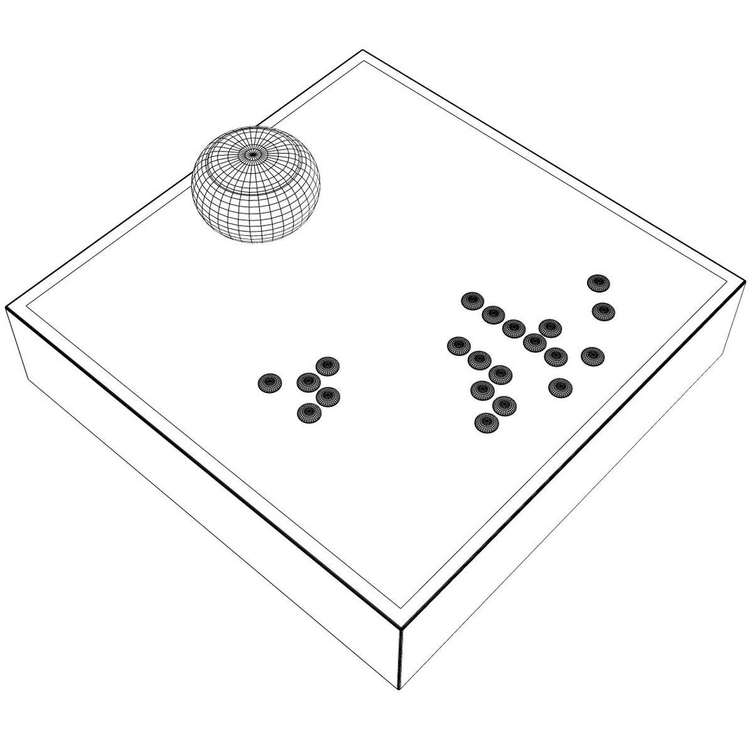 Baduk Board 3D - TurboSquid 1298116