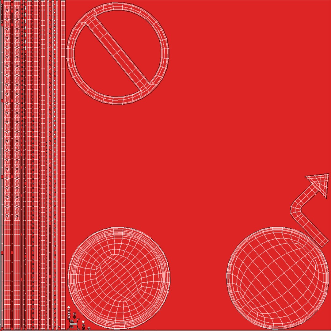 No Right Turn Road Sign Model - TurboSquid 2041749