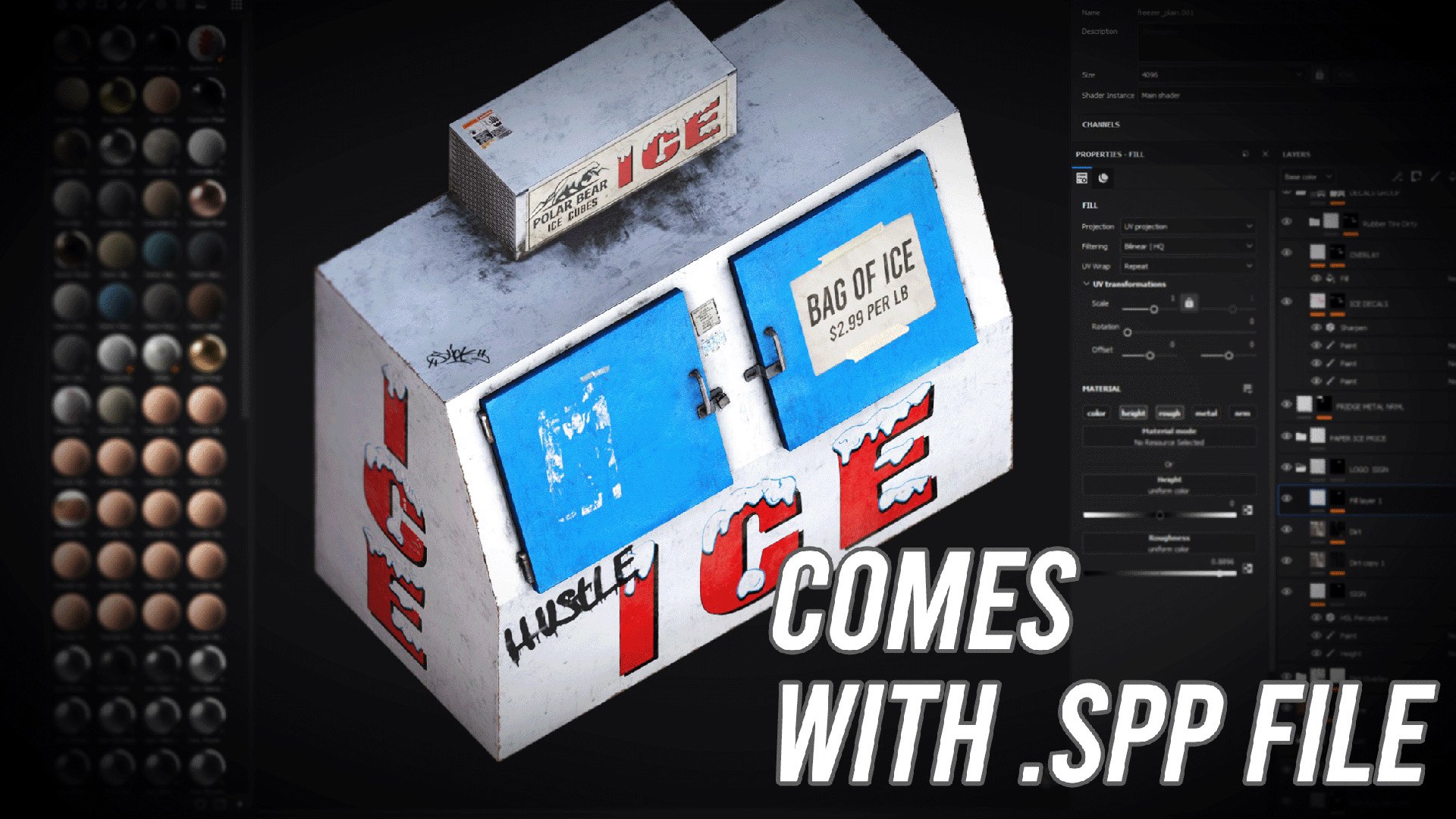 3D Worn Ice Vending Machine Box Gas Station Prop - TurboSquid 1880955