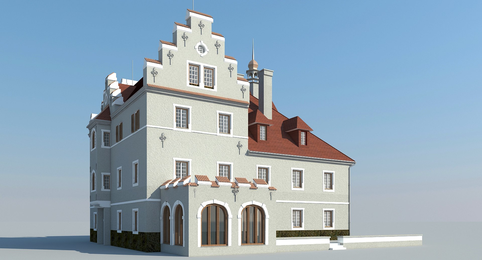 3d model castle building