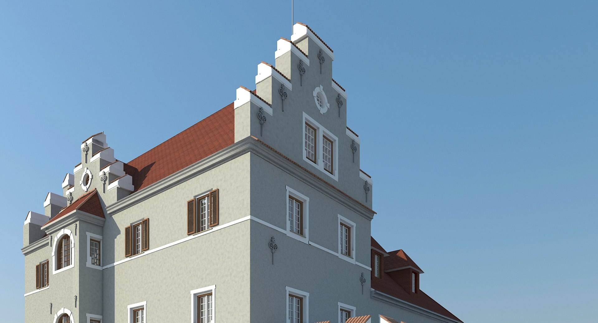 3d model castle building