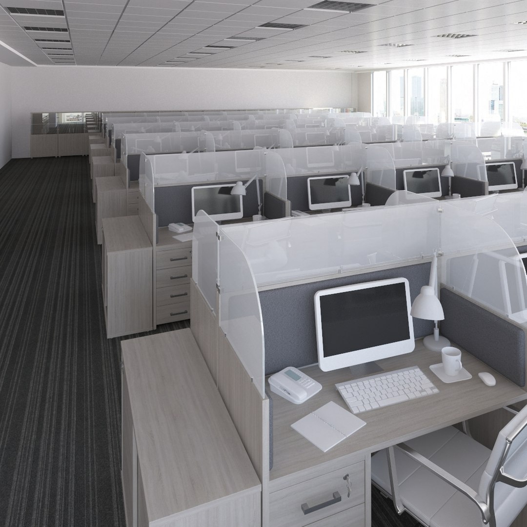 3D Call Center 2 - TurboSquid 2010206