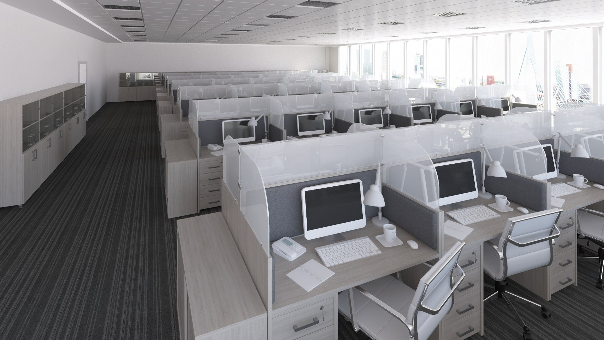 3D Call Center 2 - TurboSquid 2010206