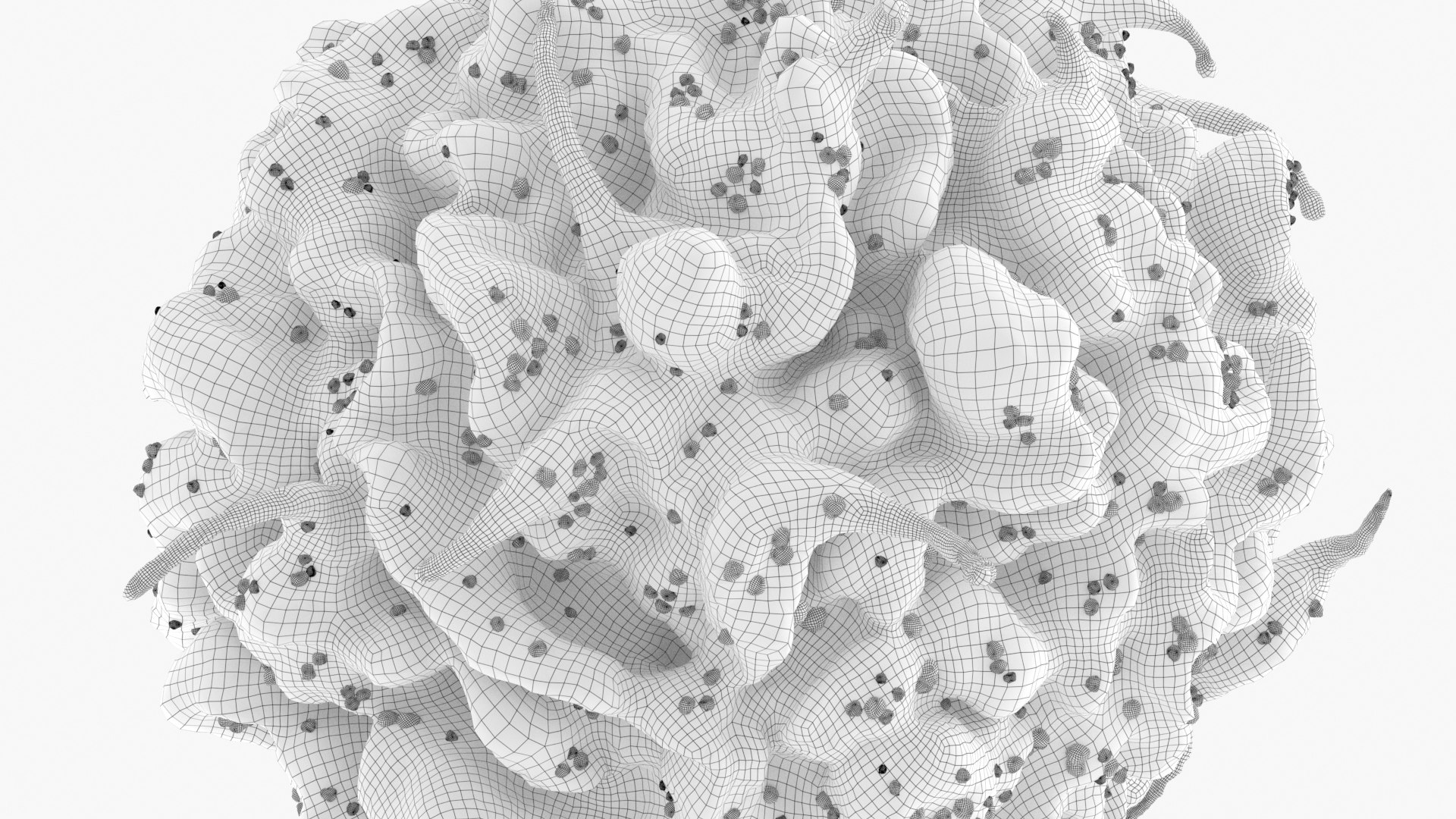 3D HIV Cell Model - TurboSquid 1907454