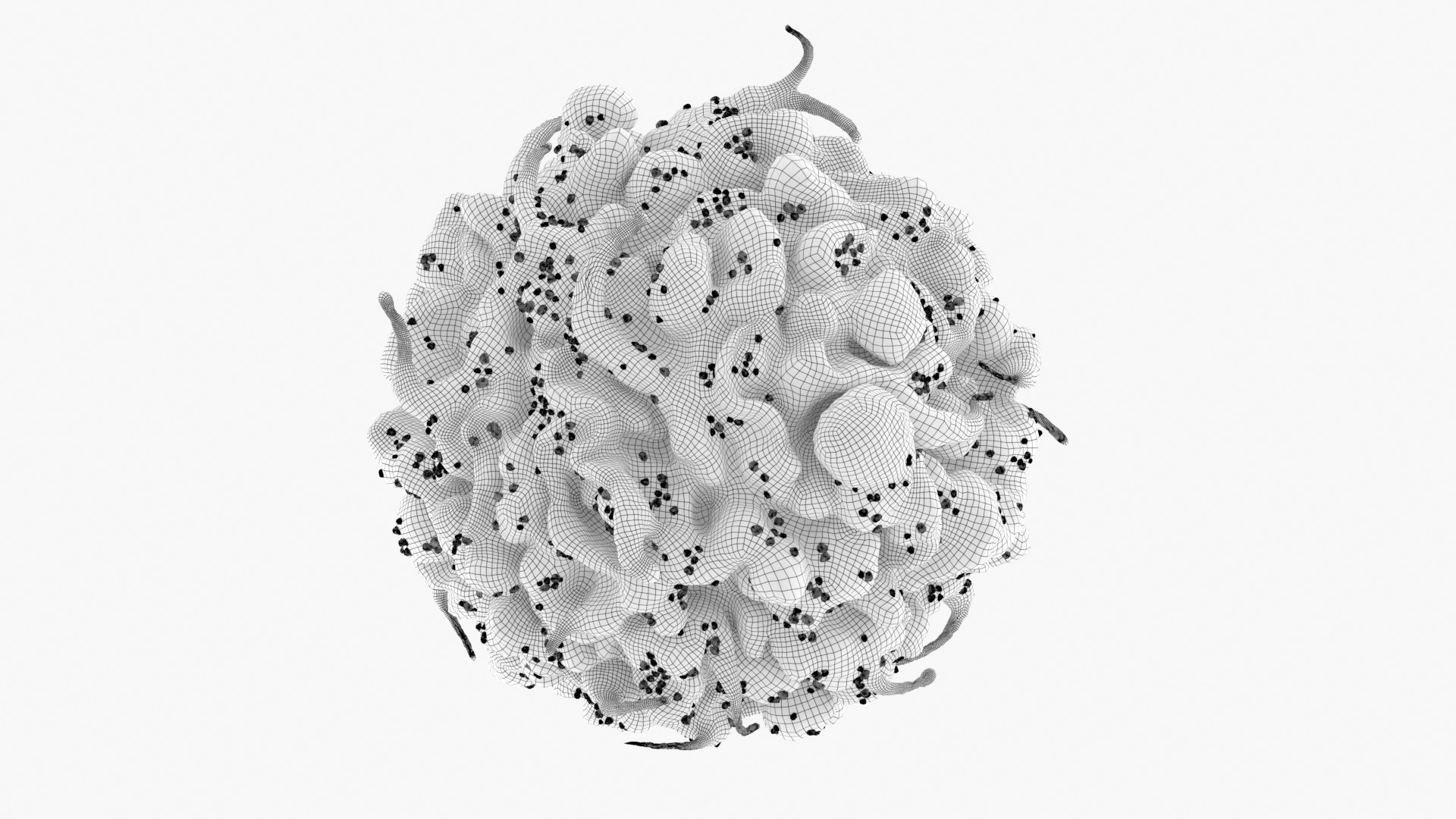 3D HIV Cell Model - TurboSquid 1907454