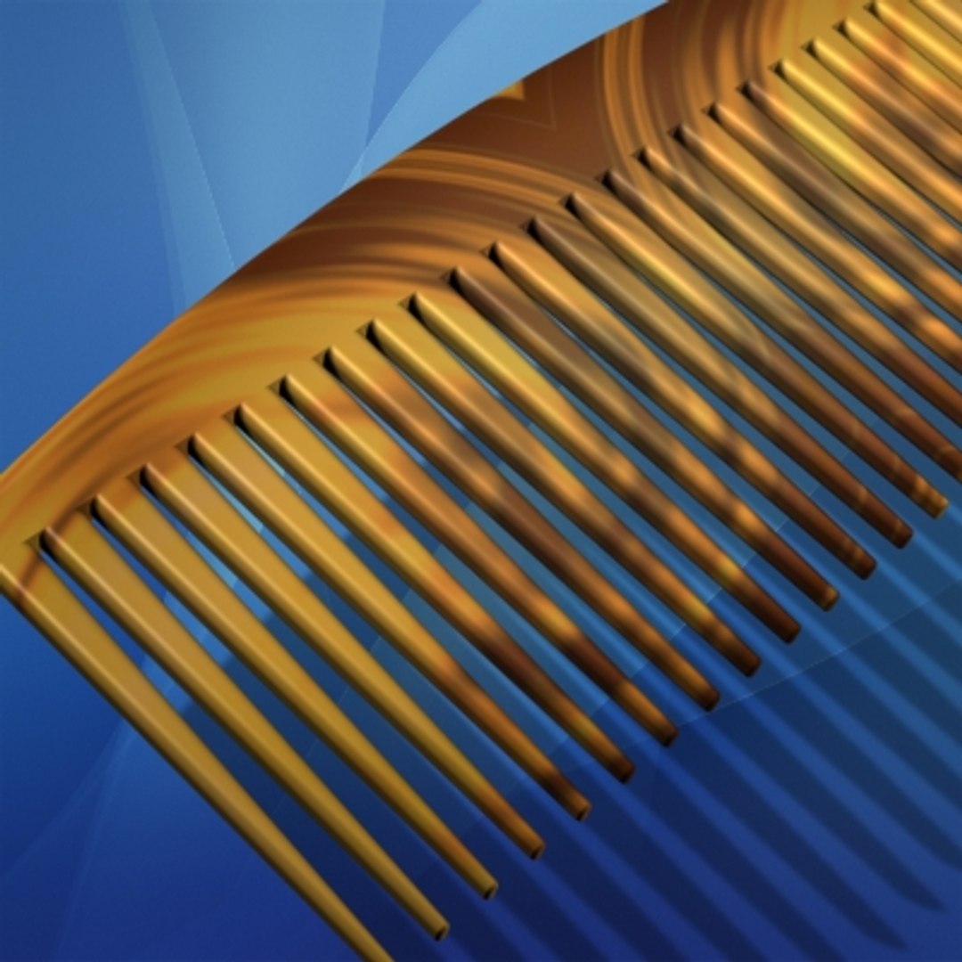 3d hair comb