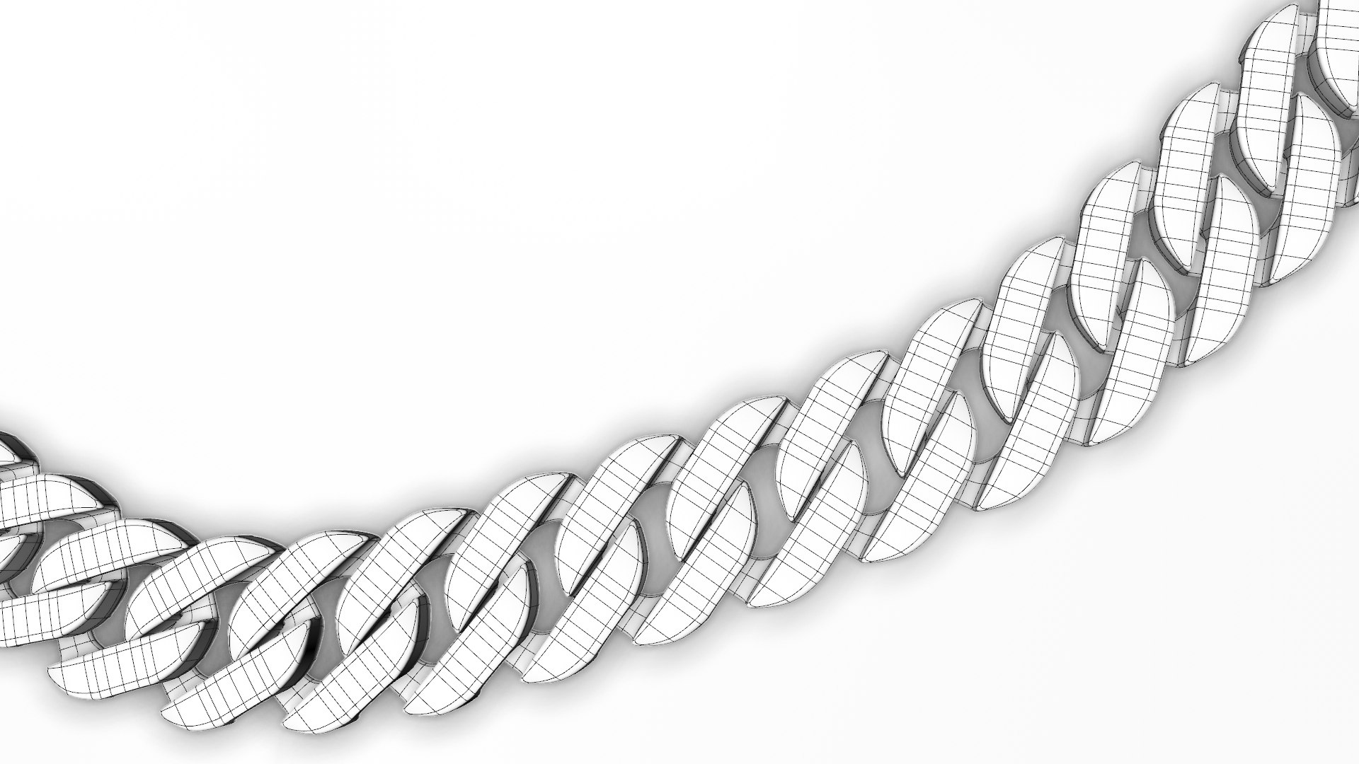 3D Cuban Chain - TurboSquid 1506557