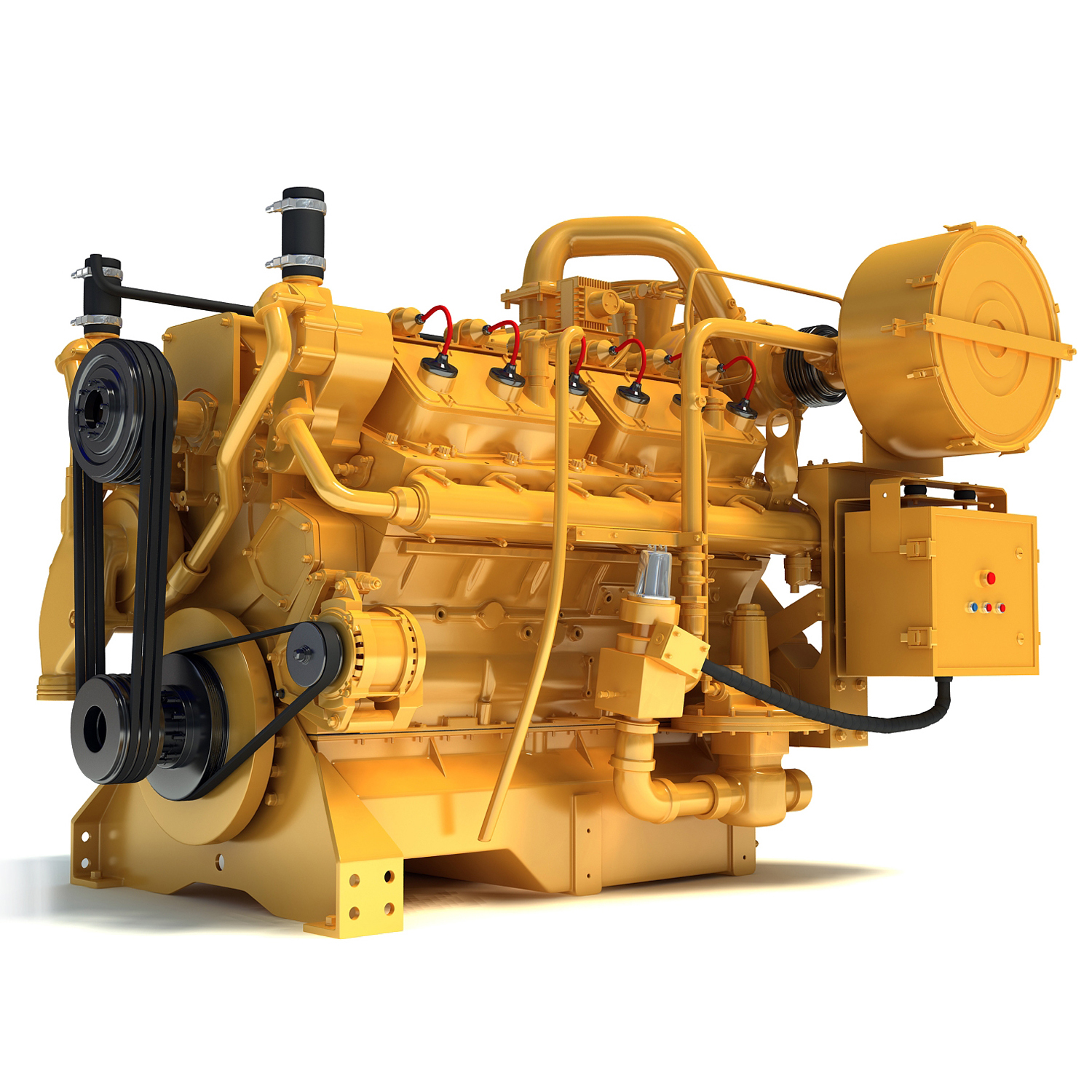 gas generator engine 3d 3ds