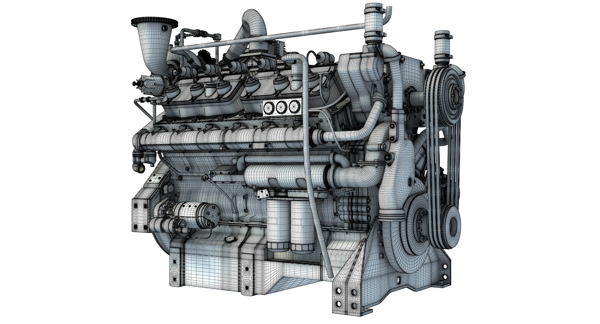 Gas Generator Engine 3d 3ds