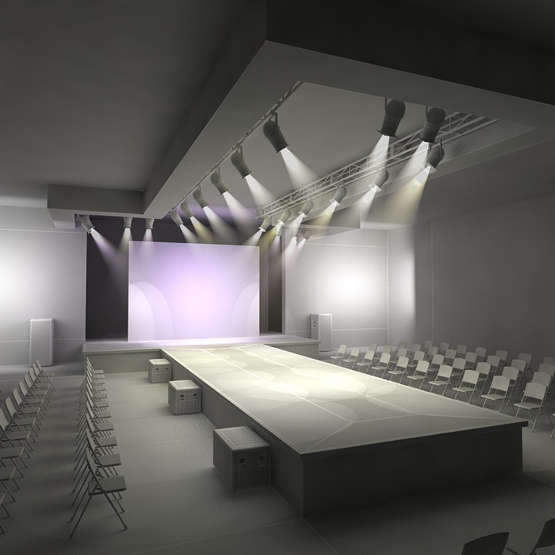 3dsmax Catwalk Stage