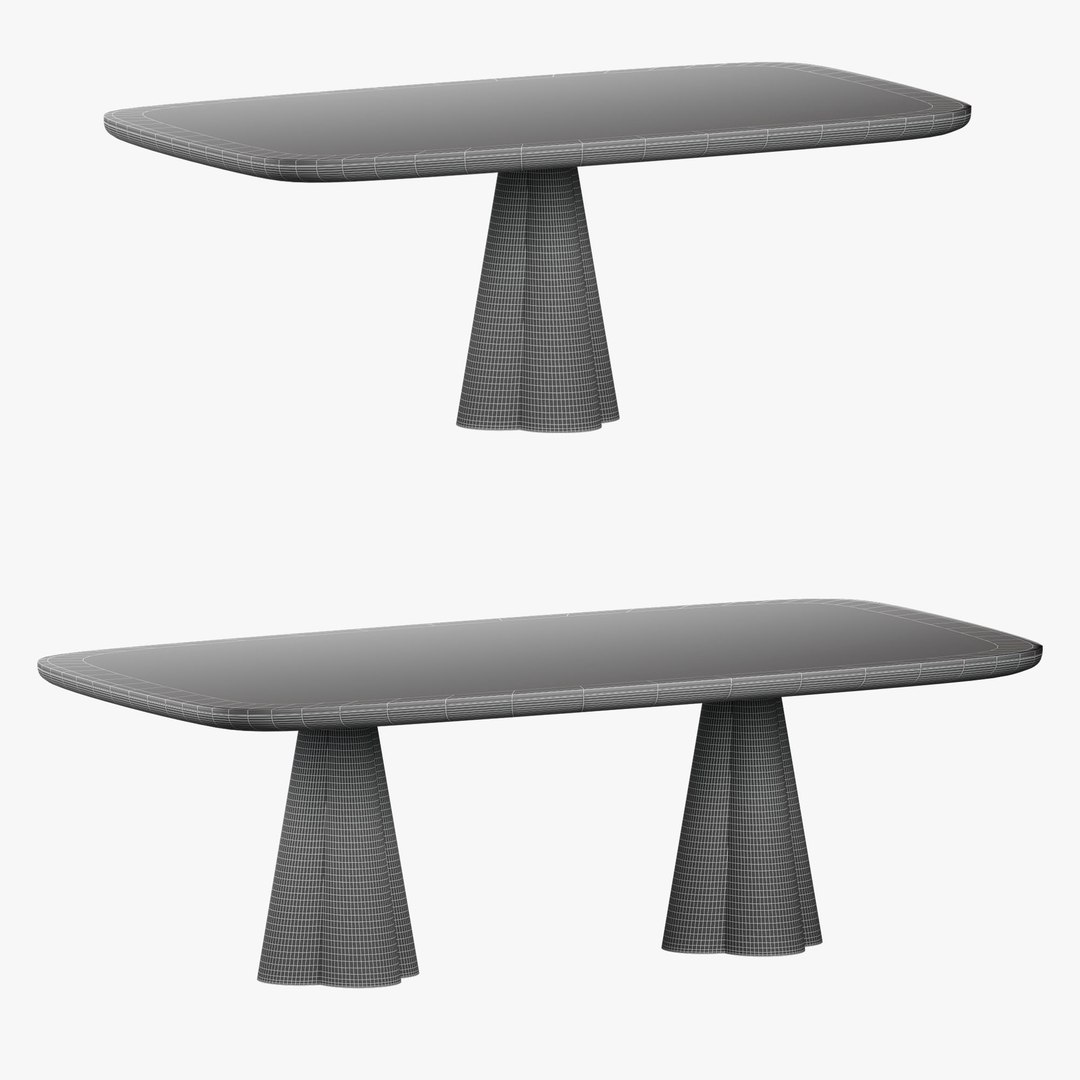 3D Model GEO Rectangular Tables - TurboSquid 2142224