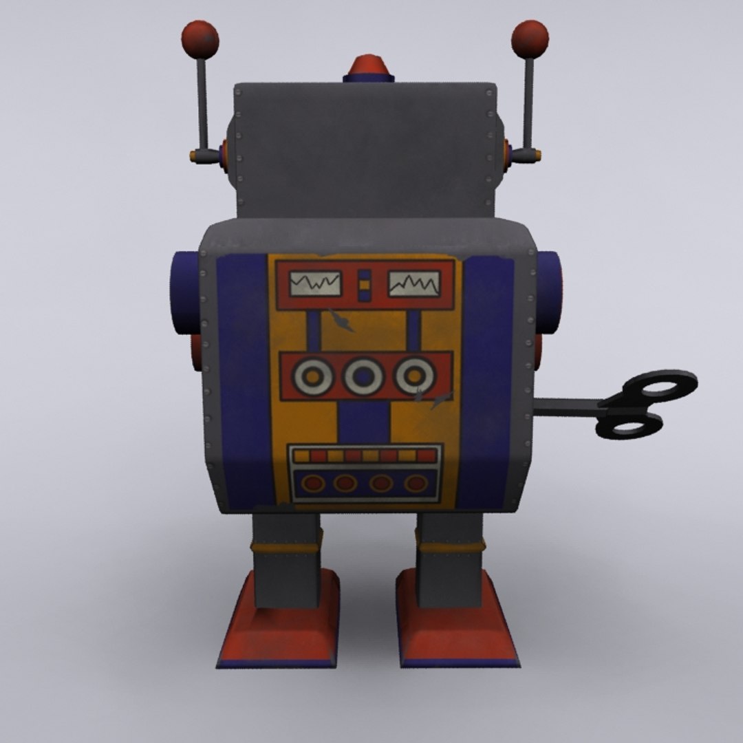 Toy Robot 3D Model - TurboSquid 1242042