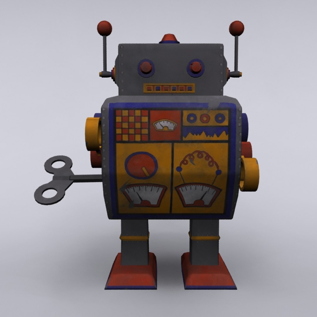 Toy Robot 3D Model - TurboSquid 1242042