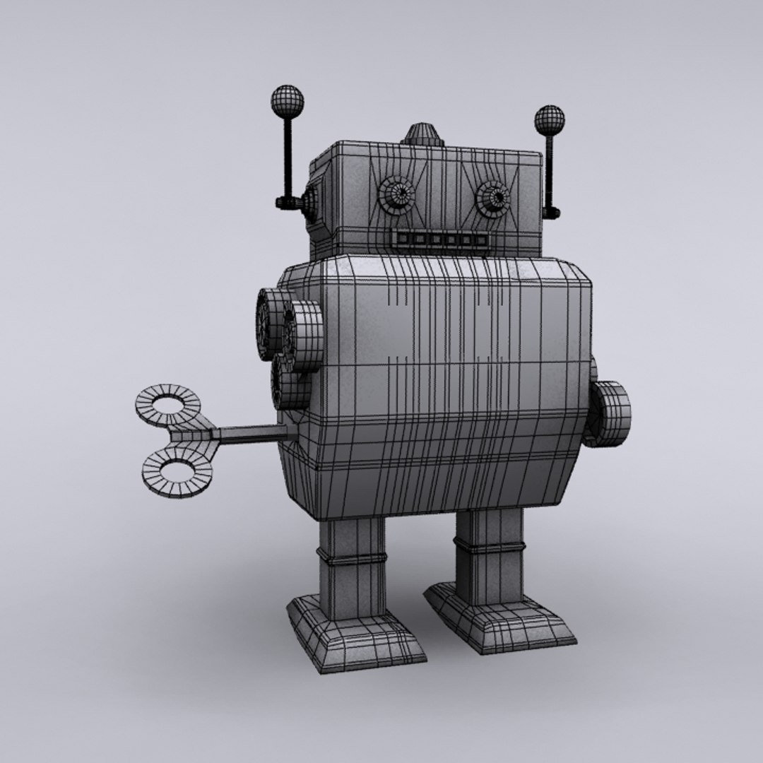 Toy Robot 3D Model - TurboSquid 1242042