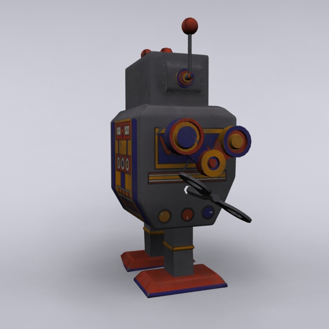 Toy Robot 3D Model - TurboSquid 1242042