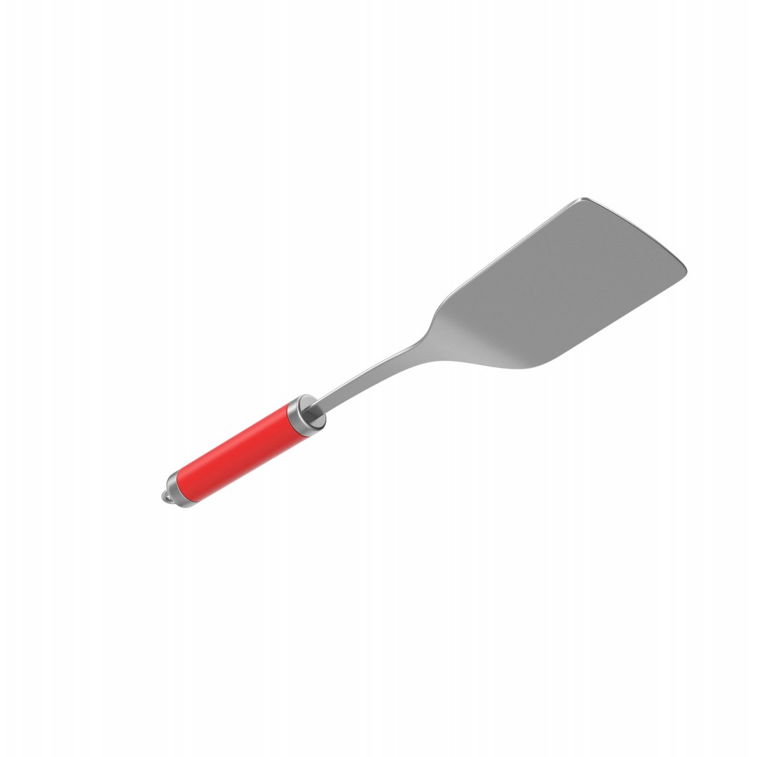 3D Red Spatula - TurboSquid 2129872
