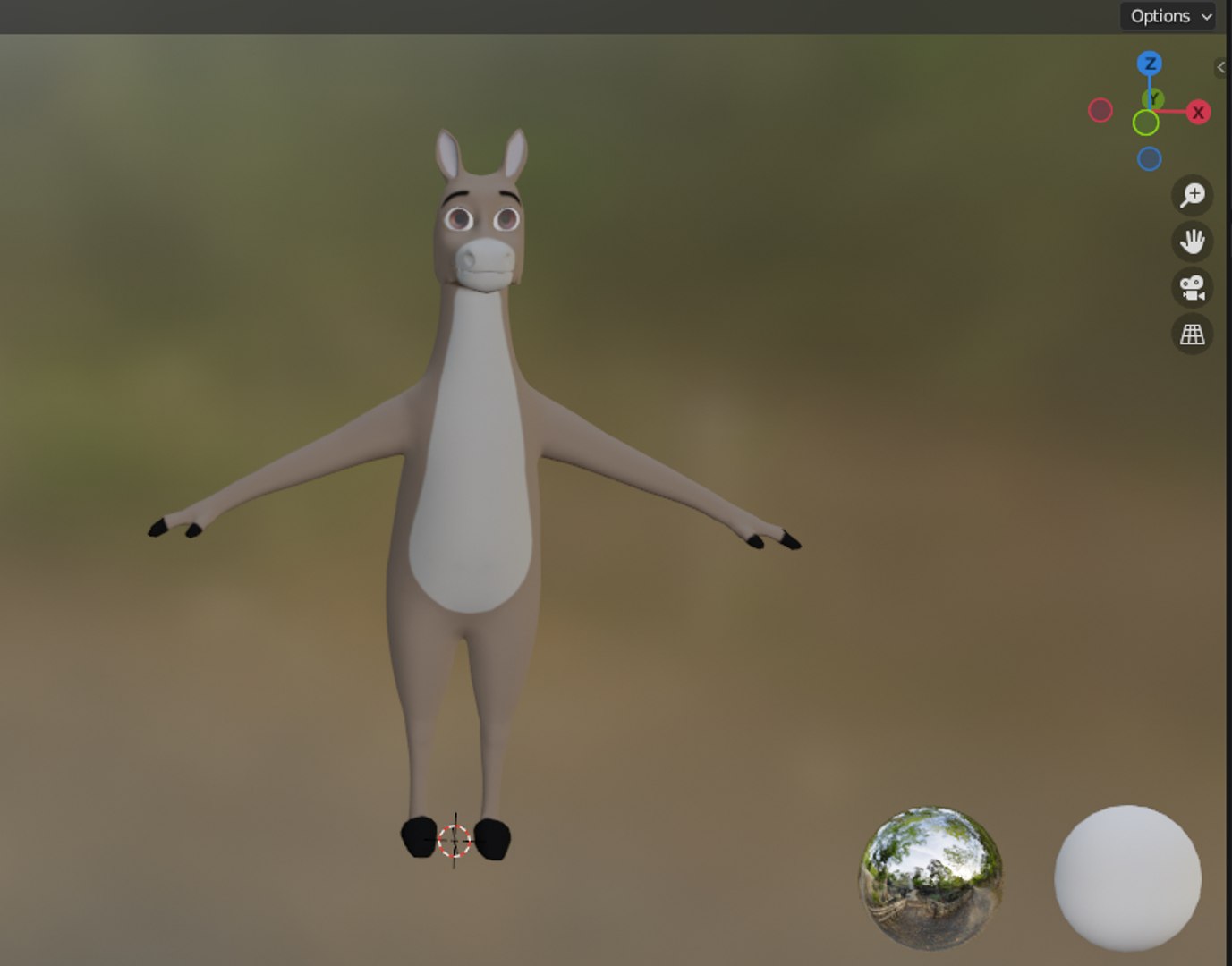 3D Stylized Female Donkey NoRig model - TurboSquid 2012657