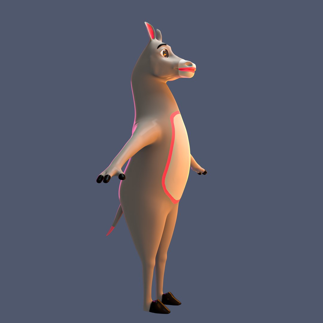 3D Stylized Female Donkey NoRig model - TurboSquid 2012657