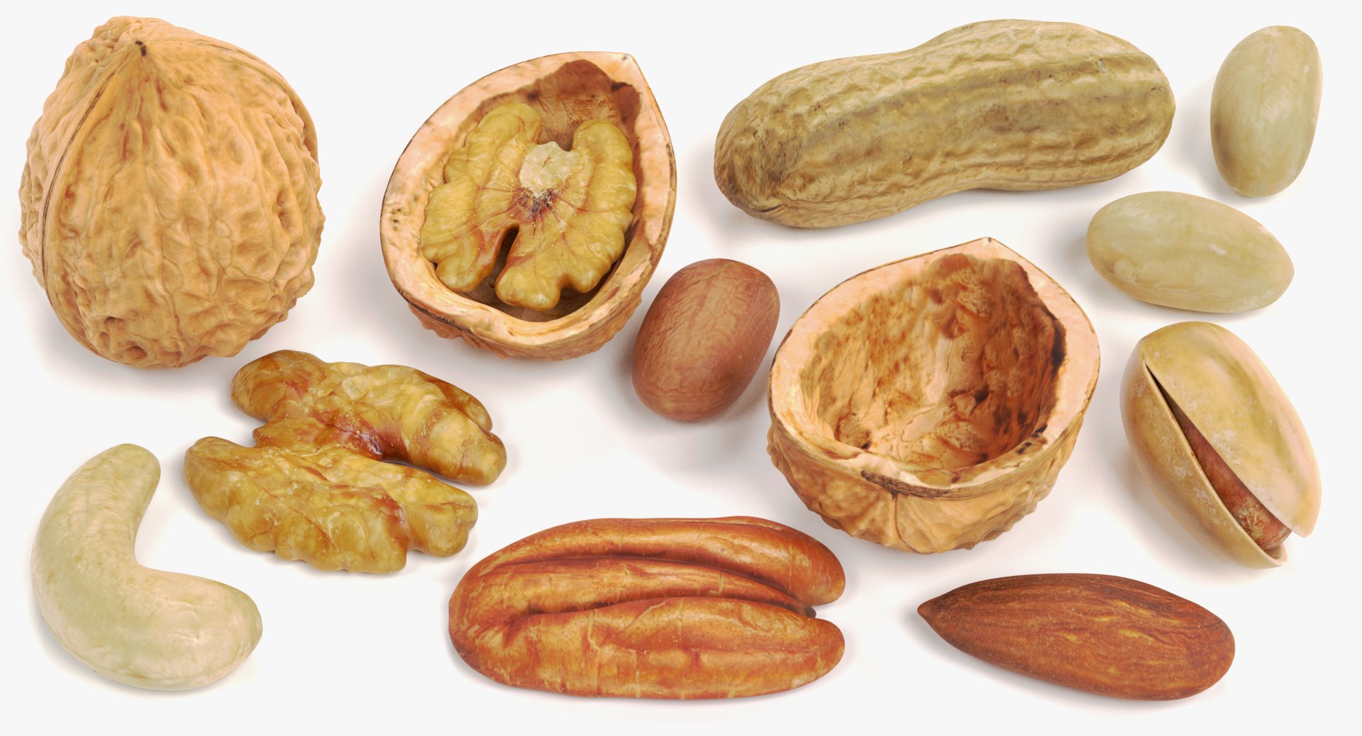 Nuts - 19 3D Models 3D Model - TurboSquid 2389009