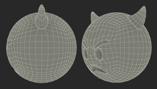Emoji angry faces 3D model - TurboSquid 1598996