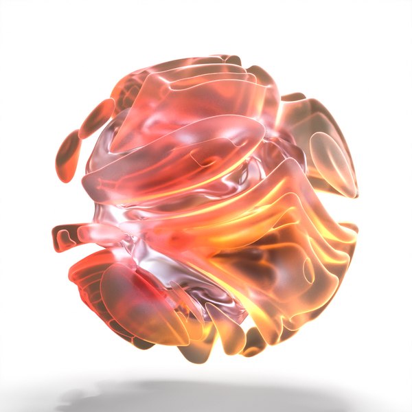 Geometric Spherical Abstract Sculpture Shape Orb Design model ...