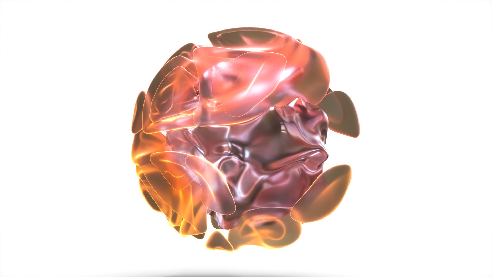 Geometric Spherical Abstract Sculpture Shape Orb Design Model ...