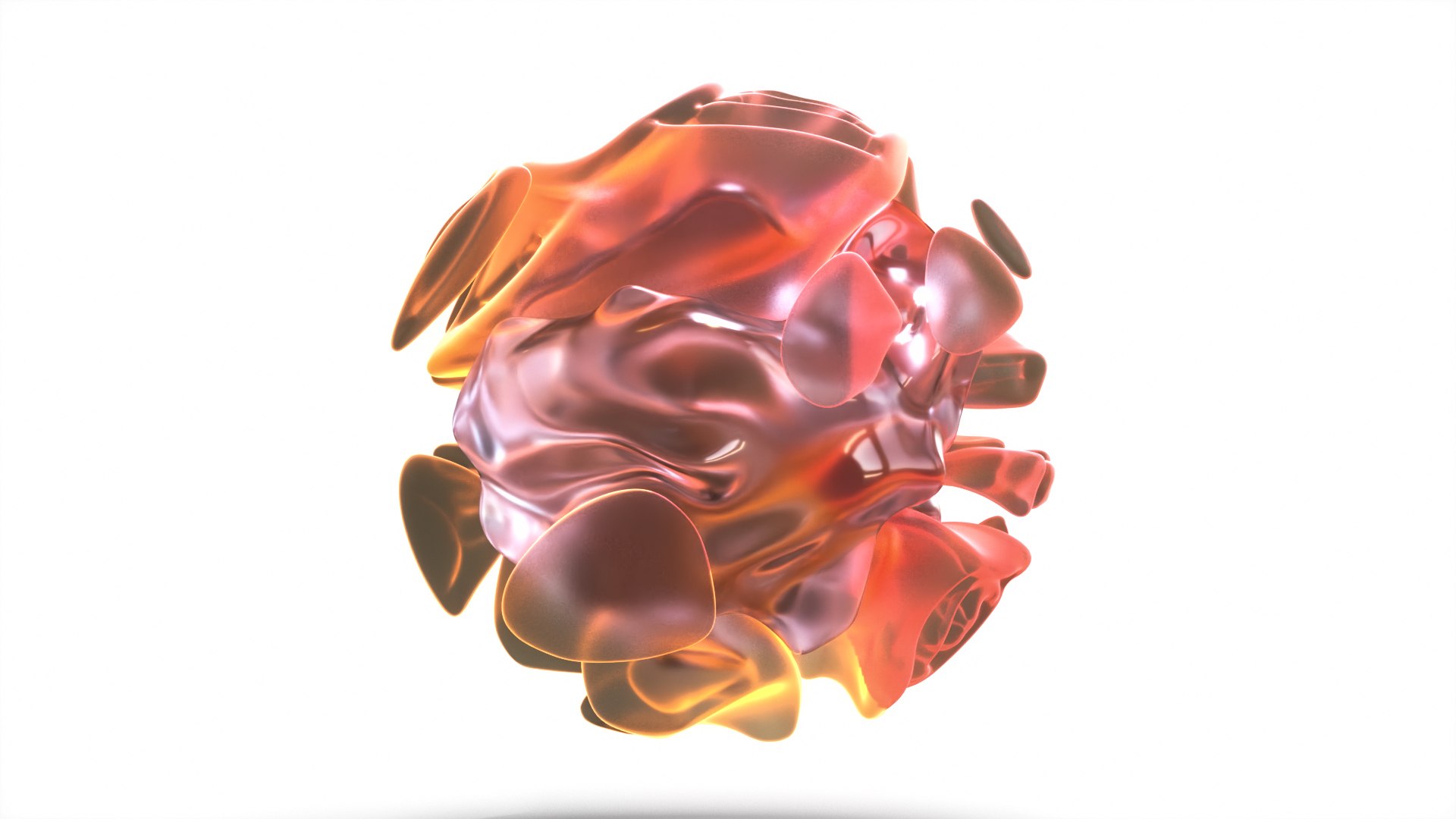 Geometric Spherical Abstract Sculpture Shape Orb Design Model ...