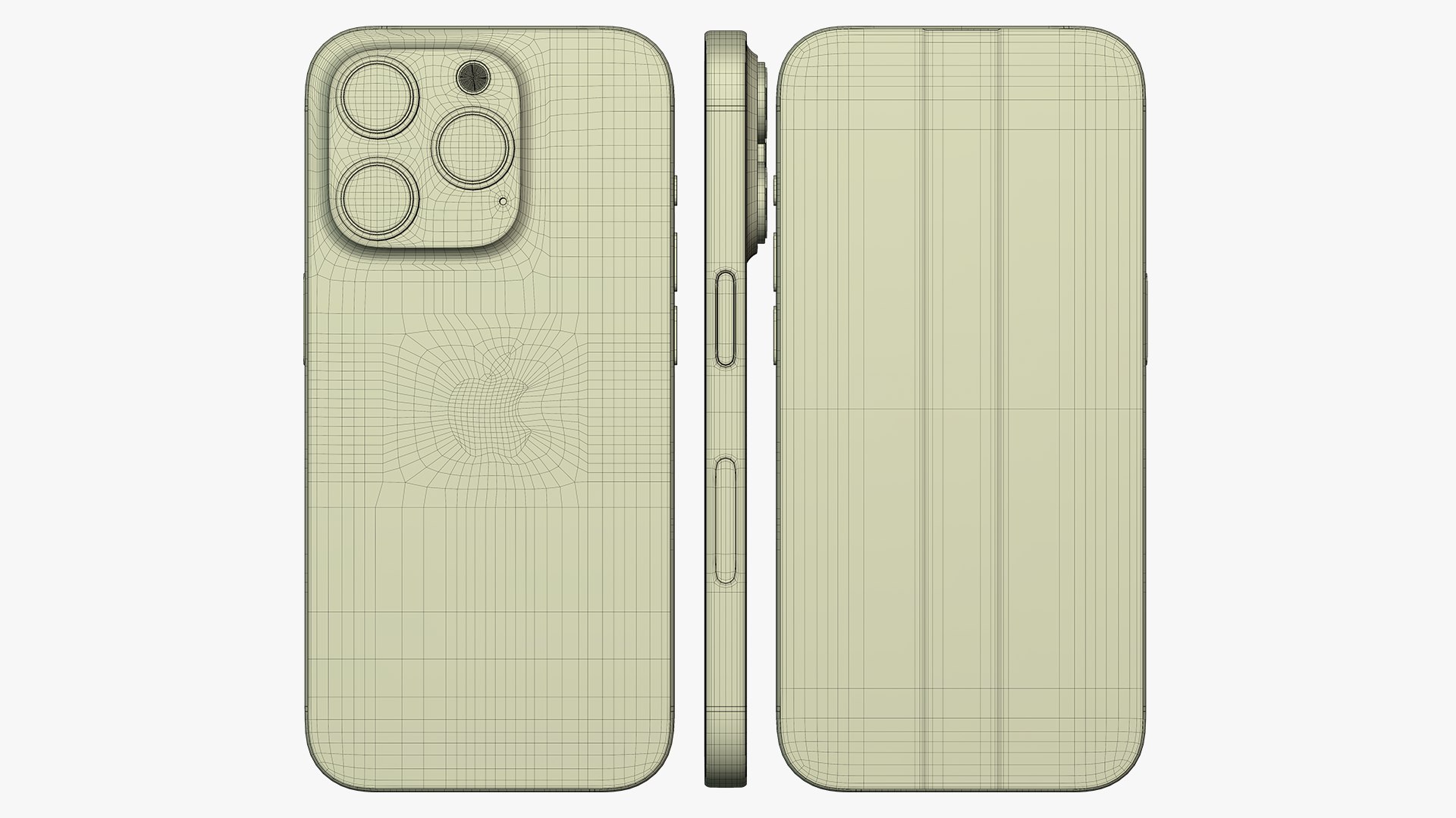 3D Model IPhone 15 Pro Black Titanium - TurboSquid 2135531