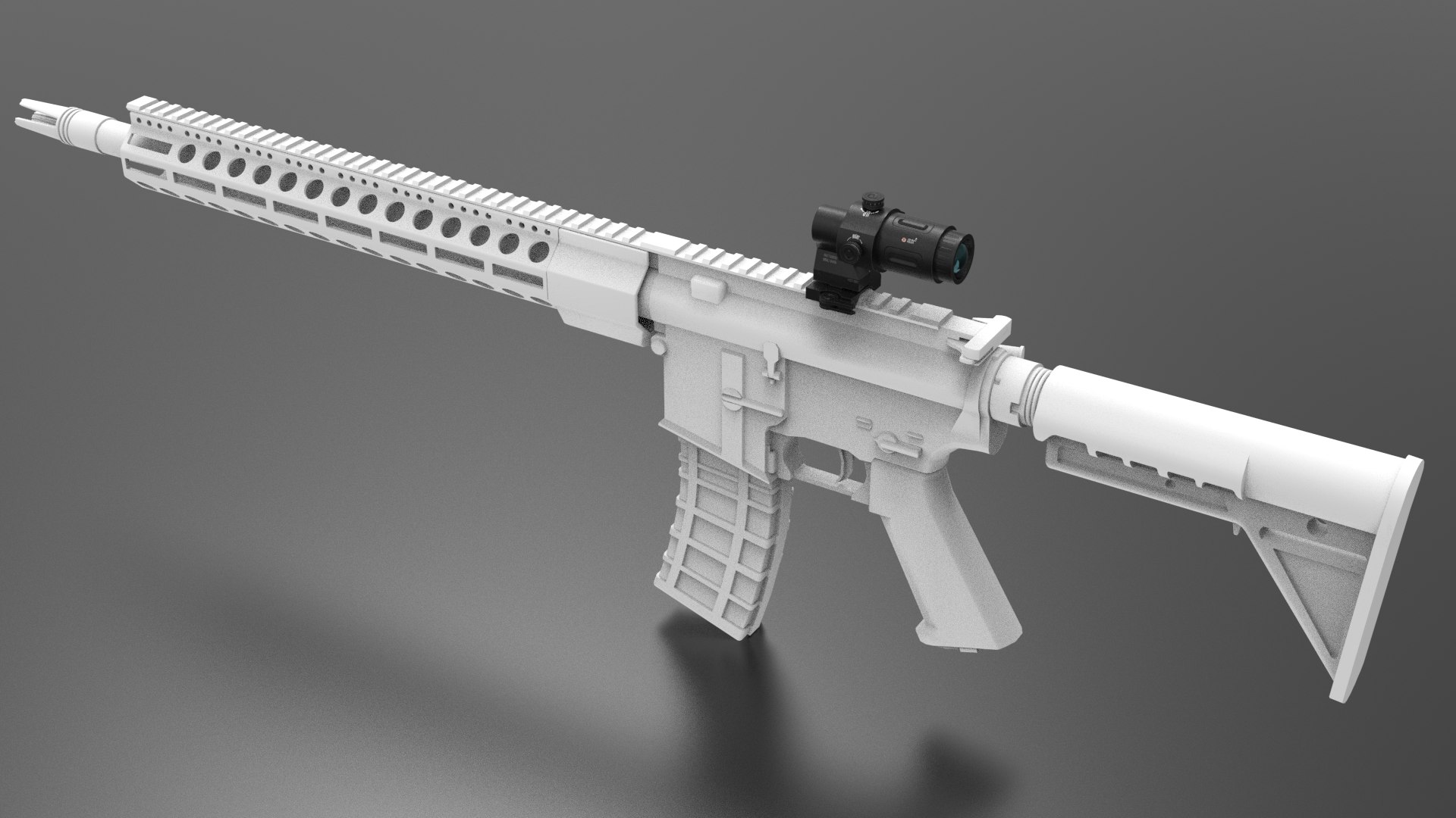 3D Model G33 Magnifier Scope - TurboSquid 1862393